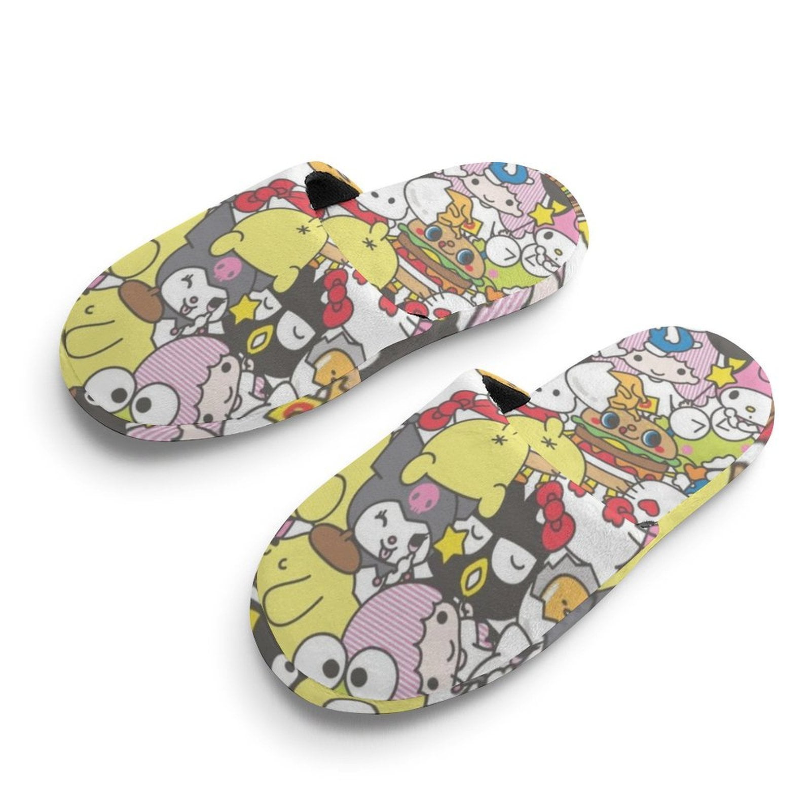 Kids Slippers Hello Kitty House Slippers Warm Soft Plush Slipper Anti ...