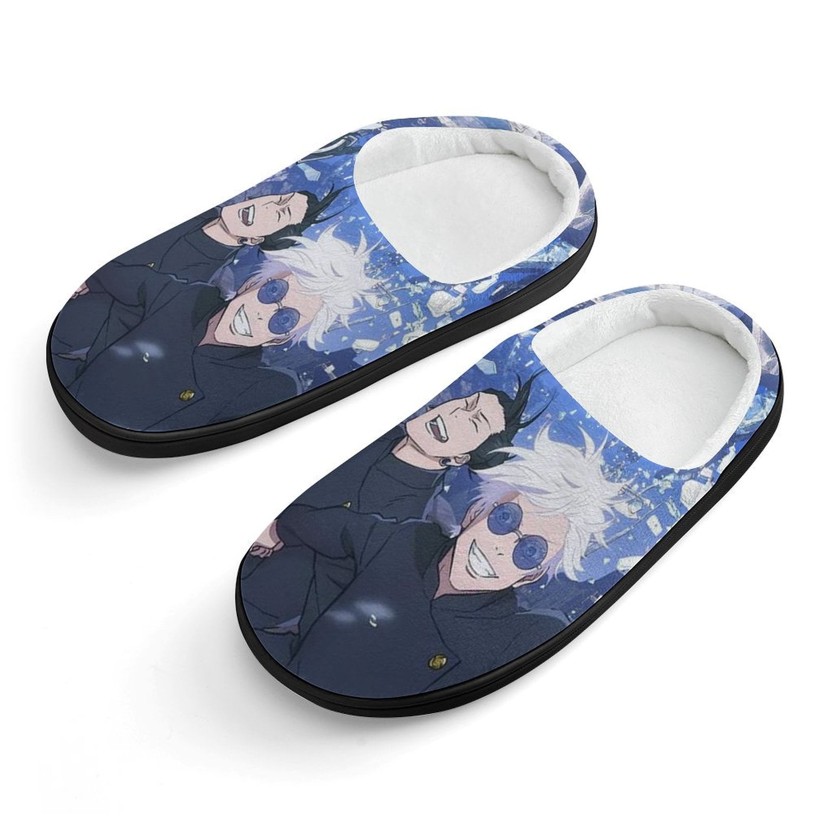 Kids Slippers Jujutsu Kaisen House Slippers Warm Soft Plush Slipper ...
