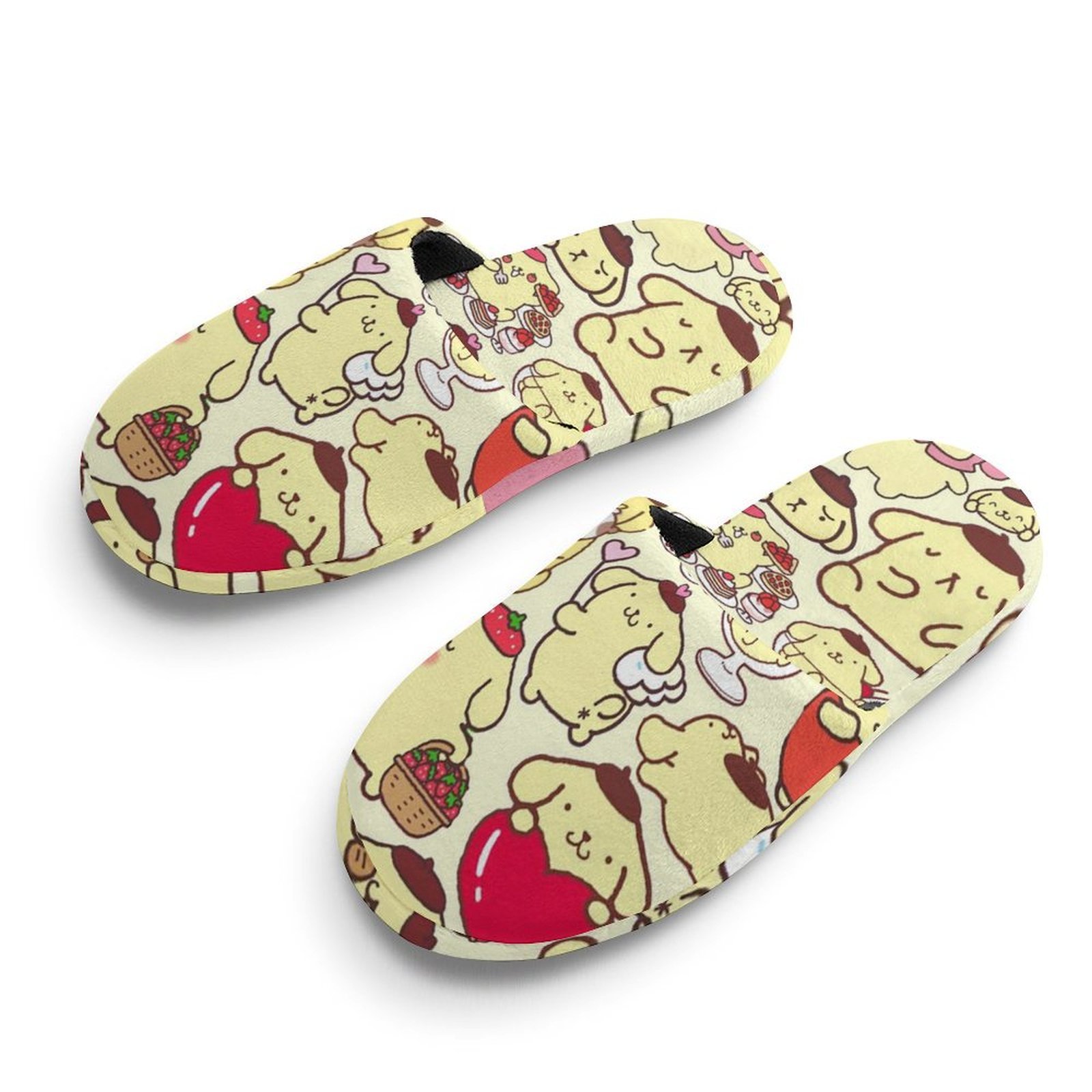 Kids Slippers Pompompurin House Slippers Warm Soft Plush Slipper Anti ...