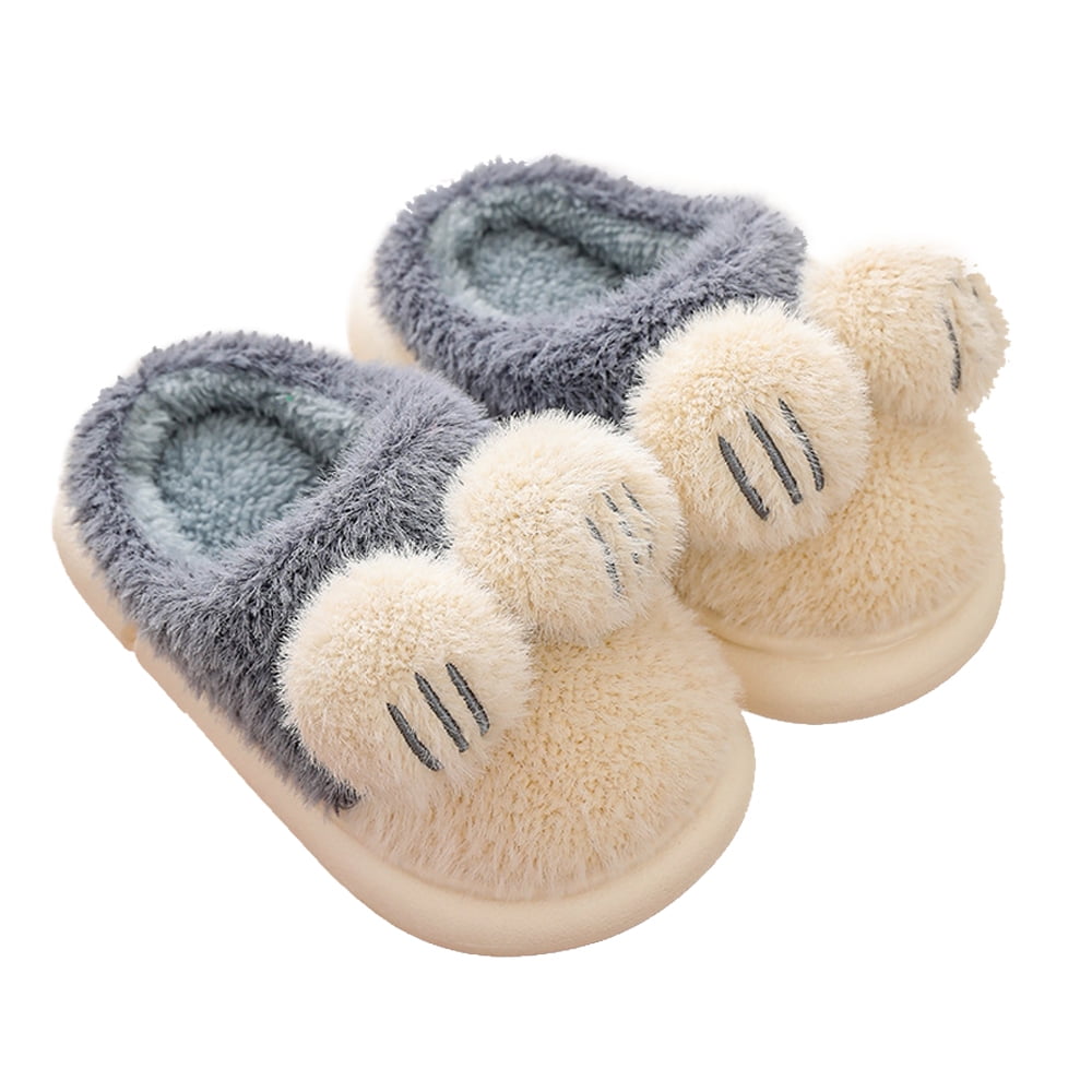 Kids Slippers Winter Warm Boys Girls House Slippers, Cozy House ...
