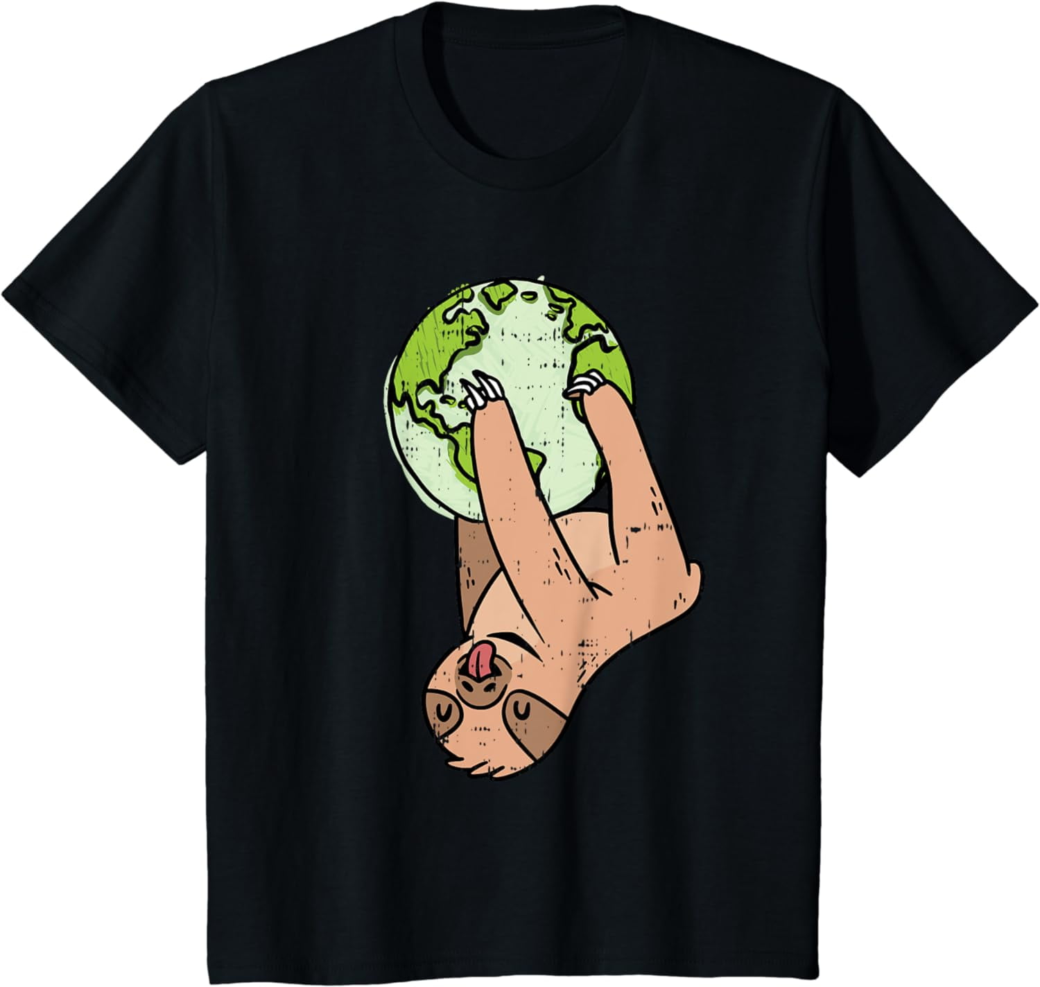 Kids Sloth Hanging Earth Day Environmental Animal Conservation T-Shirt ...