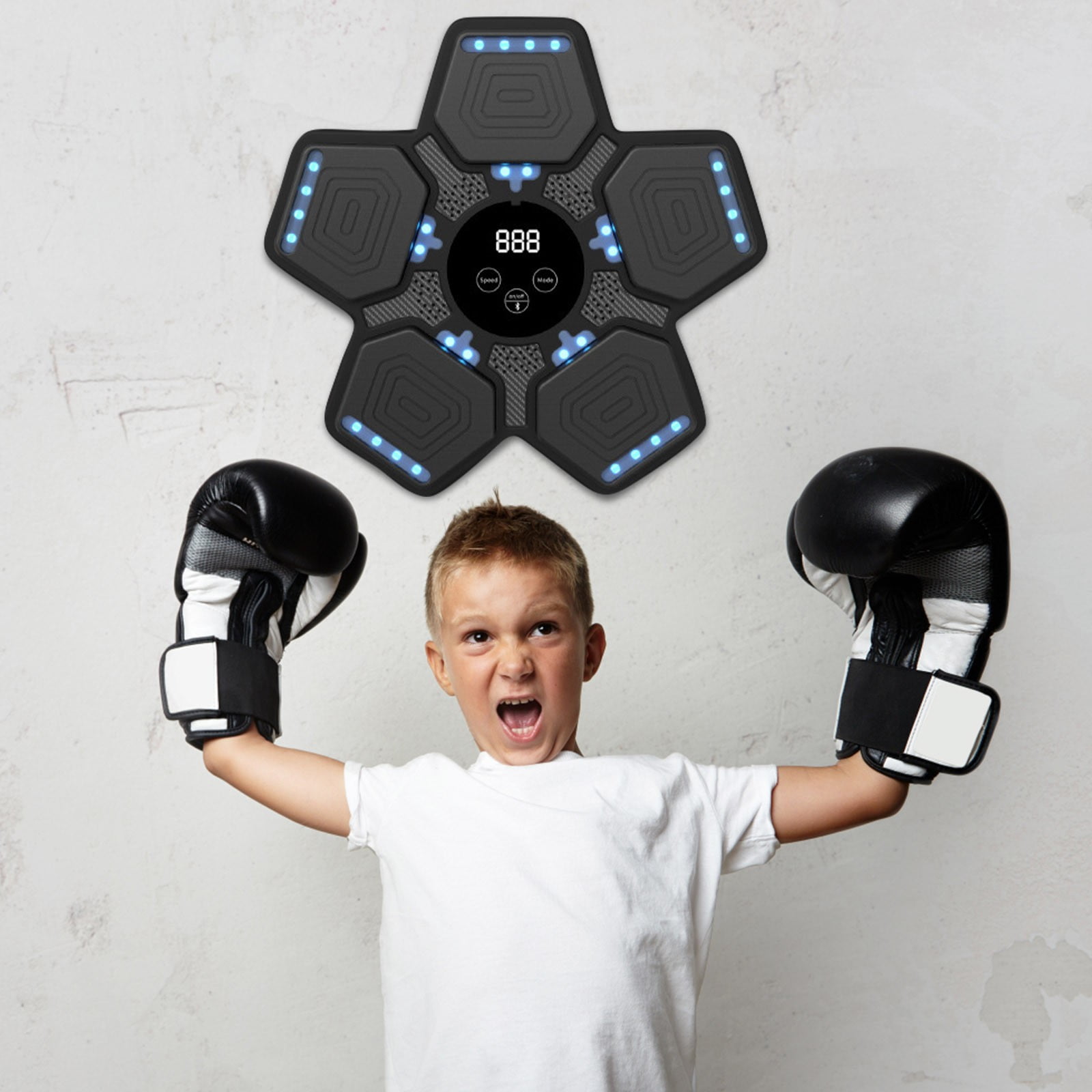 Kids Smart Boxing Machine, Musical Punching Bag with Wall Attachment ...