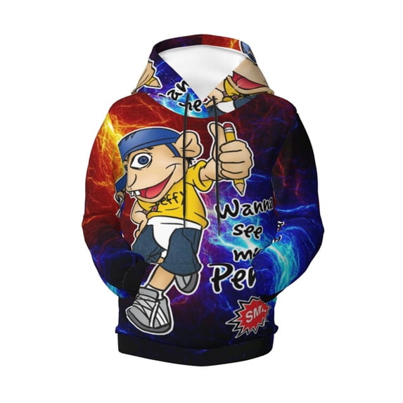 Kids Sml Cartoon Jef-,fy Hoodie 3D Printed Fashion Novelty Pullover ...