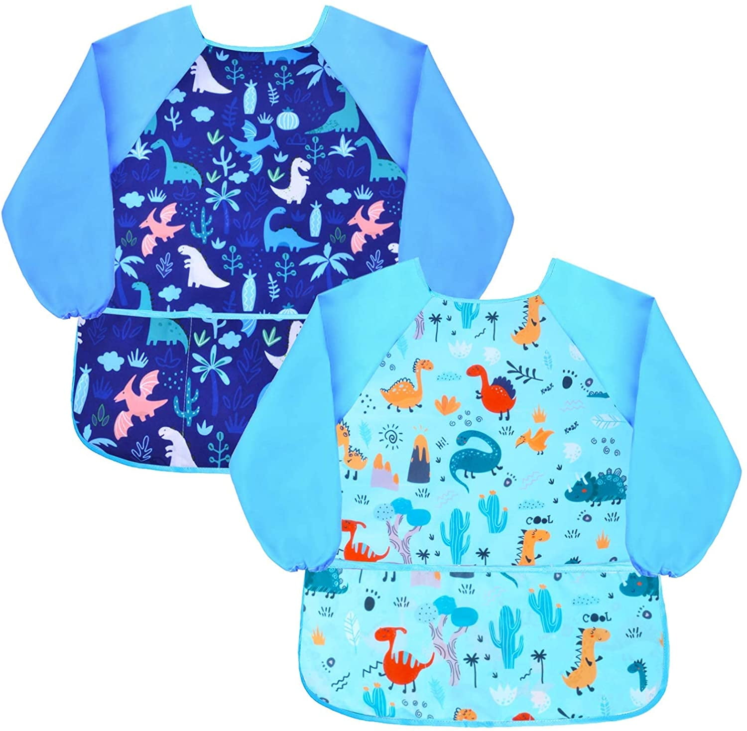 Children's Smock Apron with Pocket: Waterproof, Perfect for Painting ...