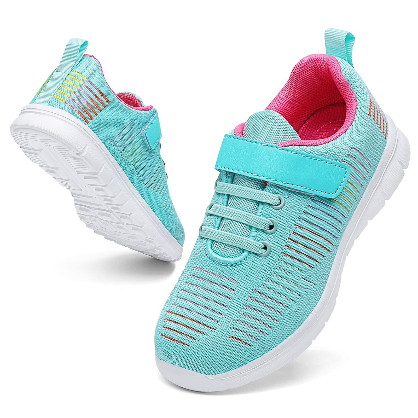 Kids Sneakers for Boys Girls Running Shoes Lightweight Sport Turqoise 2 ...
