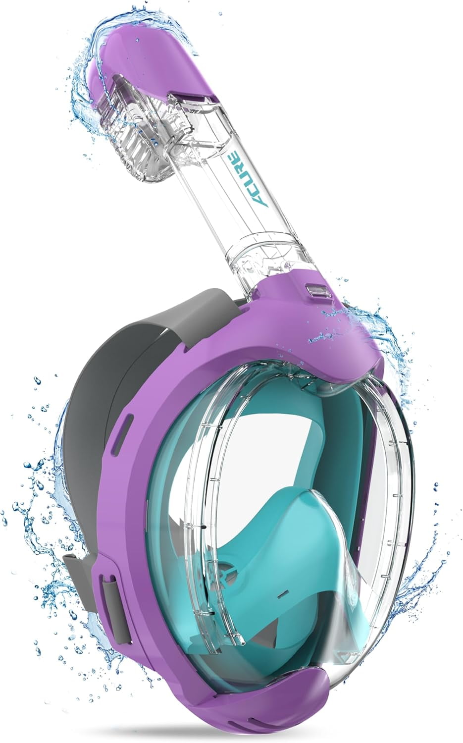 Kids Snorkel Mask Full Face - Anti-Fog & Dry Top Snorkel Set ...