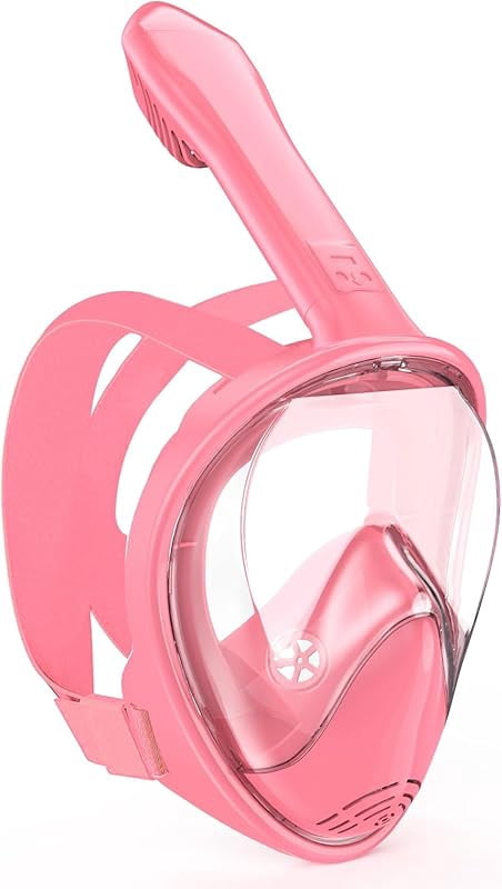 Kids Snorkel Mask Full Face, Snorkeling Gear for Kids 2-14 with Camera ...