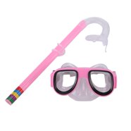 Snorkeling Scuba Dive DRY Snorkel Purge Mask Diving Fins Gear Set ...