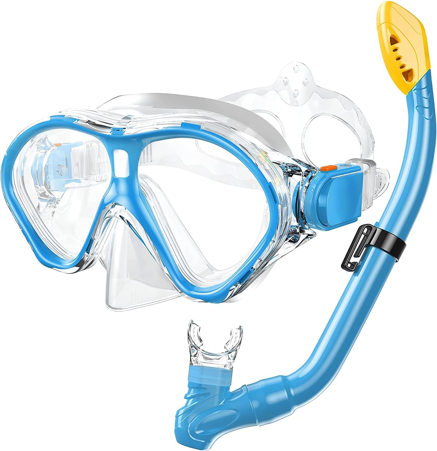 Kids Snorkel Set, Diving Mask for Children as Unisex Kids Swimming ...