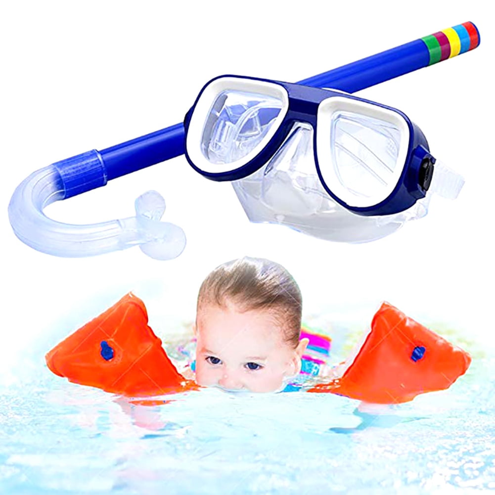 Kids Snorkel Set Snorkel Mask with Premium Dry Snorkel and Anti-Fog ...
