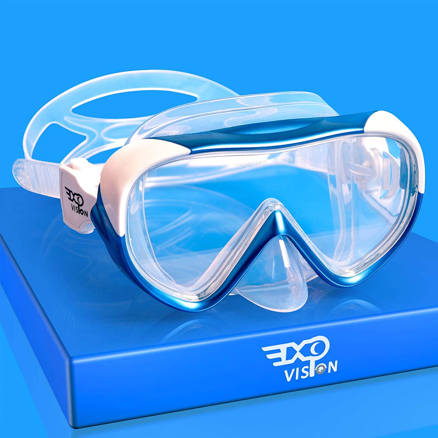 Kids Snorkel Swim Mask, Child Diving Mask Anti-Fog Swim Goggles with ...