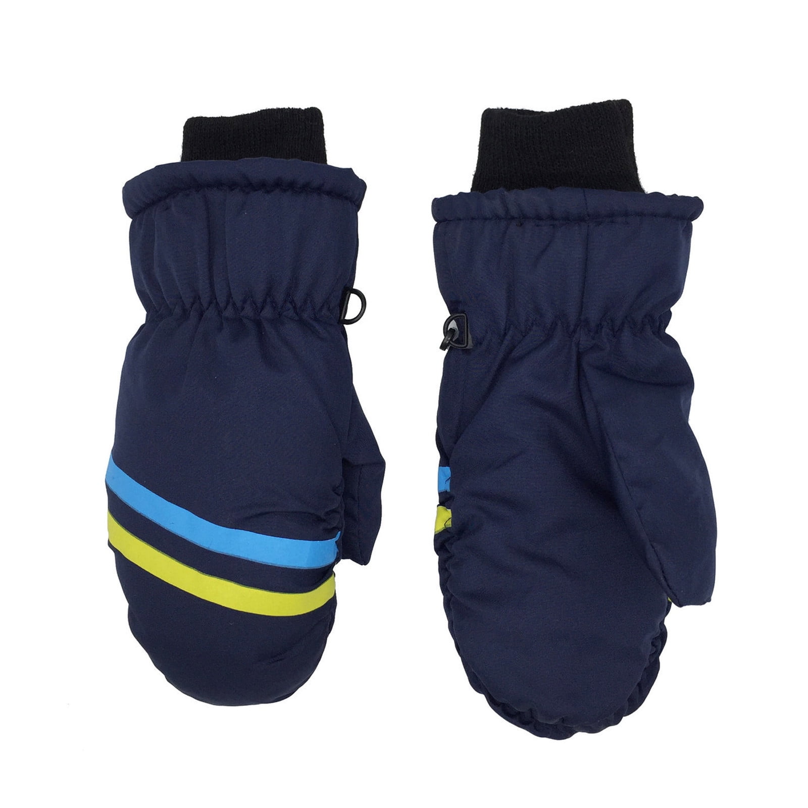 Kids Snow Mittens Waterproof Winter Ski Gloves Warm Thicken Snow Gloves ...