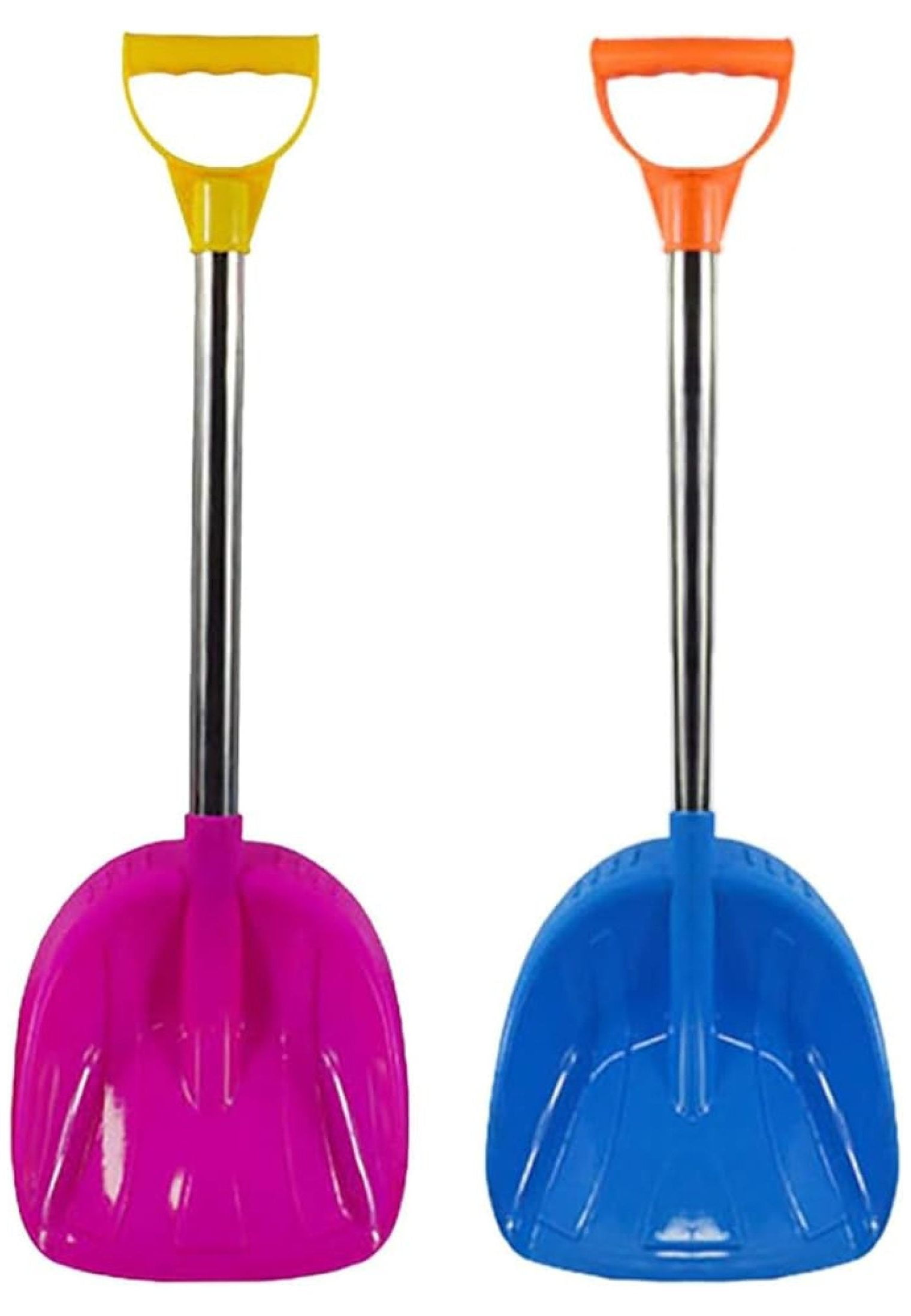 Kids Snow Shovel 2-Pack, 23in Child Size Snow Shovel with D Grip ...