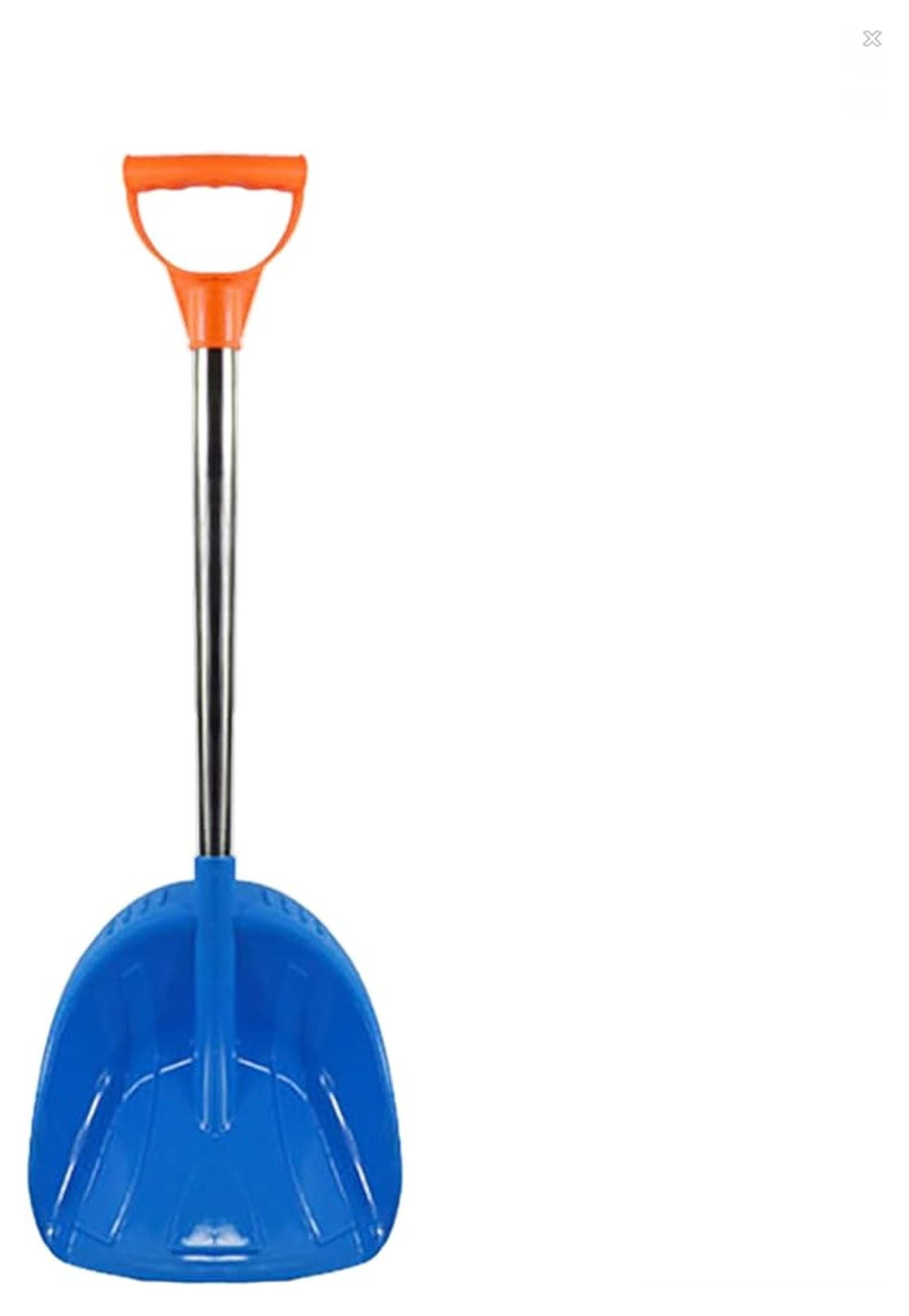 Kids Snow Shovel - 23in Stainless Steel Handle, Durable Plastic Snow ...