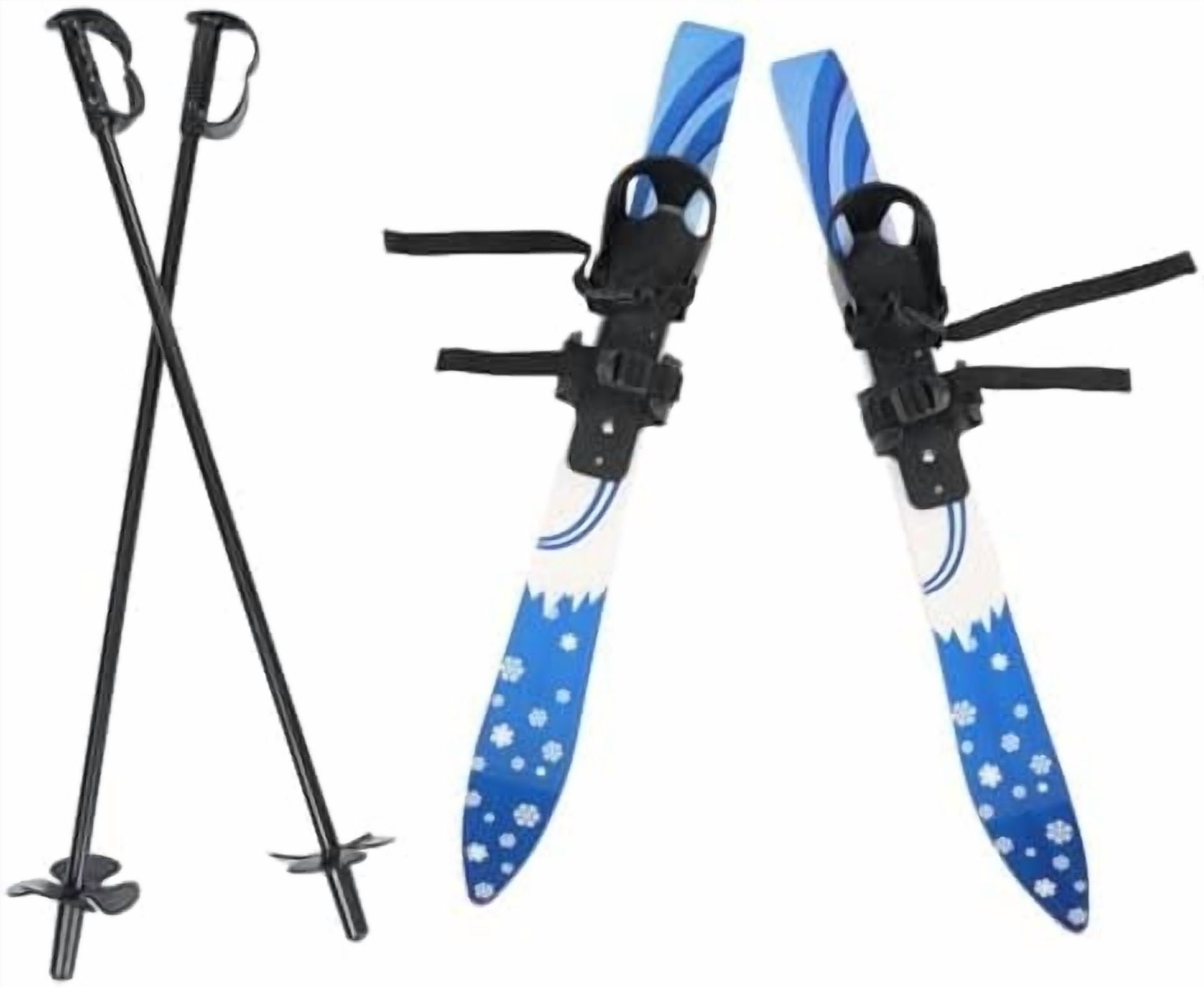 Kids Snow Skis & Cross Country Ski Set, Beginner Ski Boards with ...