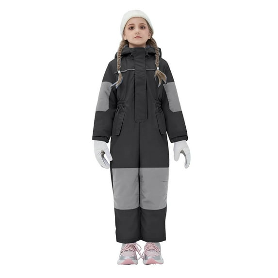 Kids Snow Suit - Big Boys and Girls Ski Suits - Winter Warm Waterproof ...