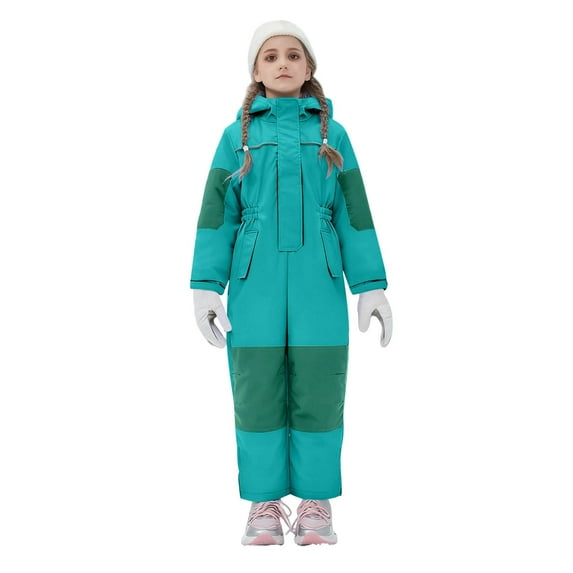 Kids Snow Suit - Big Boys and Girls Ski Suits - Winter Warm Waterproof ...