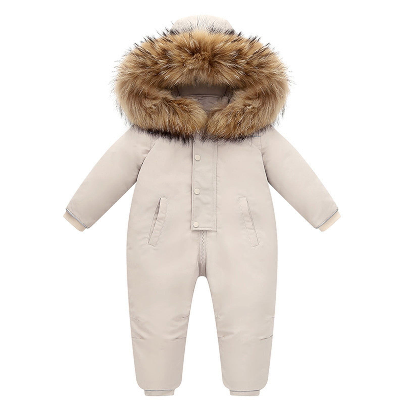 Kids Snow Suits Girls Boys One Piece Snowsuit Ski Suits Waterproof Windproof Winter Outdoor ...