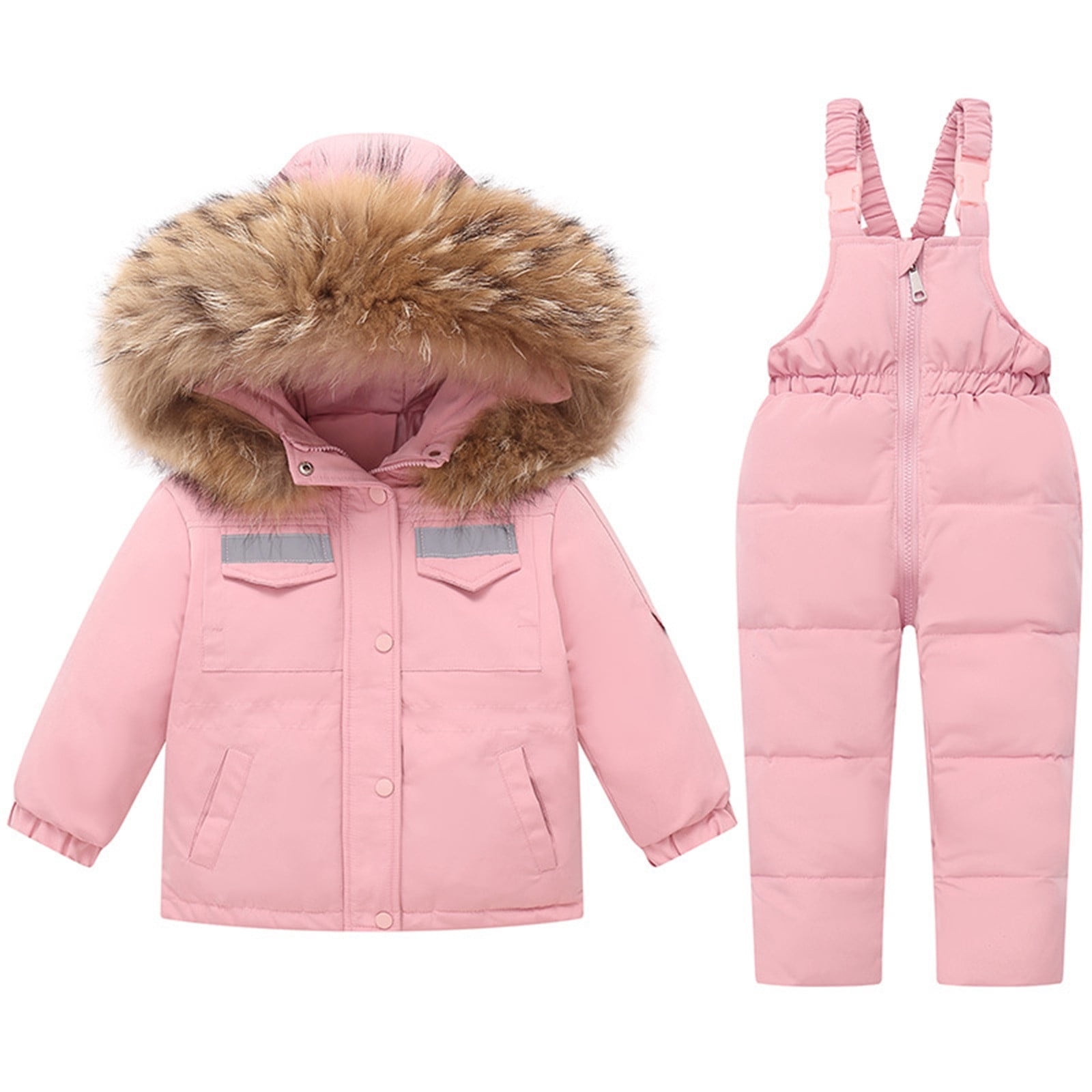 Kids Snow Suits Kids 2 Piece Snowsuit Set Waterproof Windproof Overalls ...