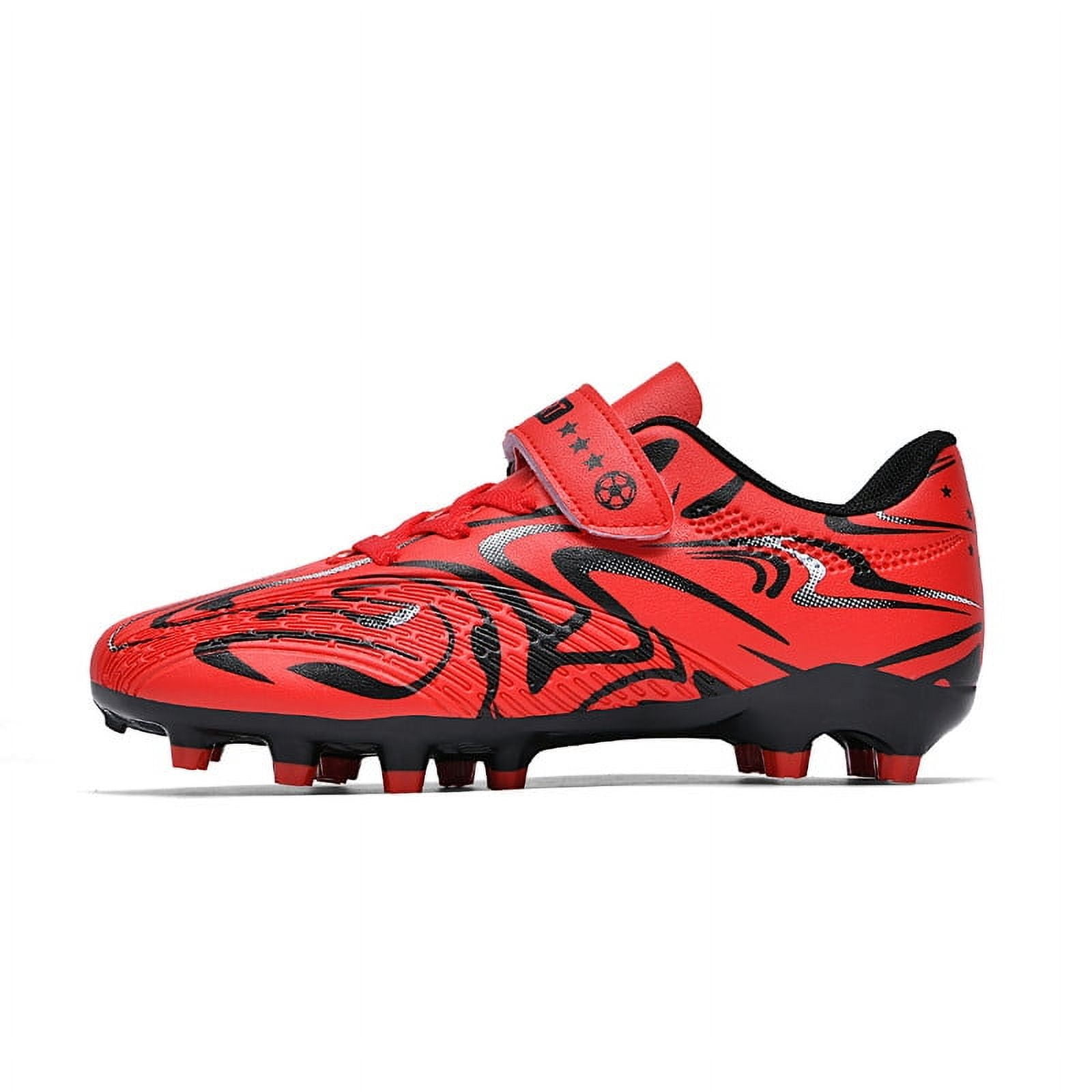 Kids Soccer Cleats Boys Girls Firm Ground Soccer Shoes Athletic Outdoor ...