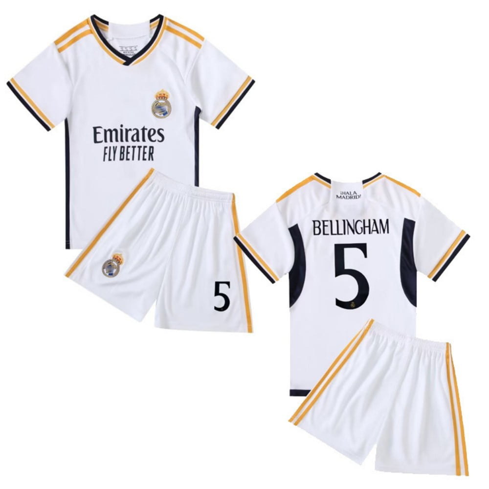 Kids Soccer Jersey Boys Football Uniforms For Ronaldo Fan Shirt Short ...