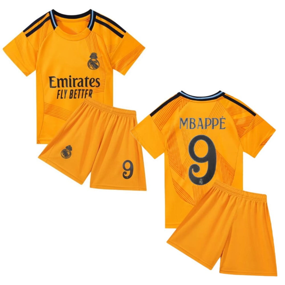 Kids Soccer Jersey Boys Football Uniforms For Ronaldo Fan Shirt Short ...