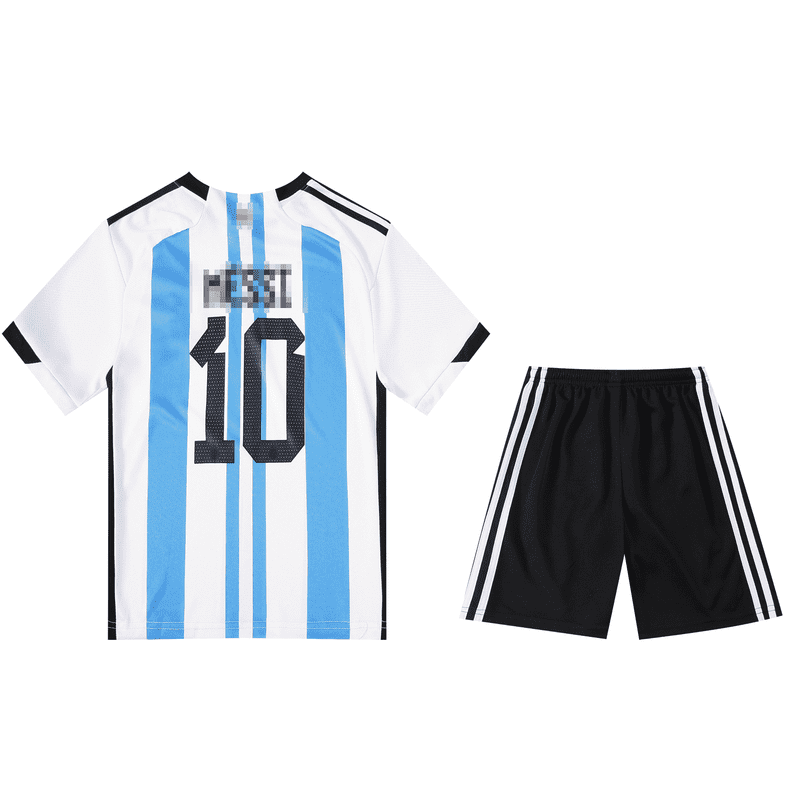 Kids Soccer Jersey for Boys Girls, 2 Piece Set T-shirts Shorts Boys ...