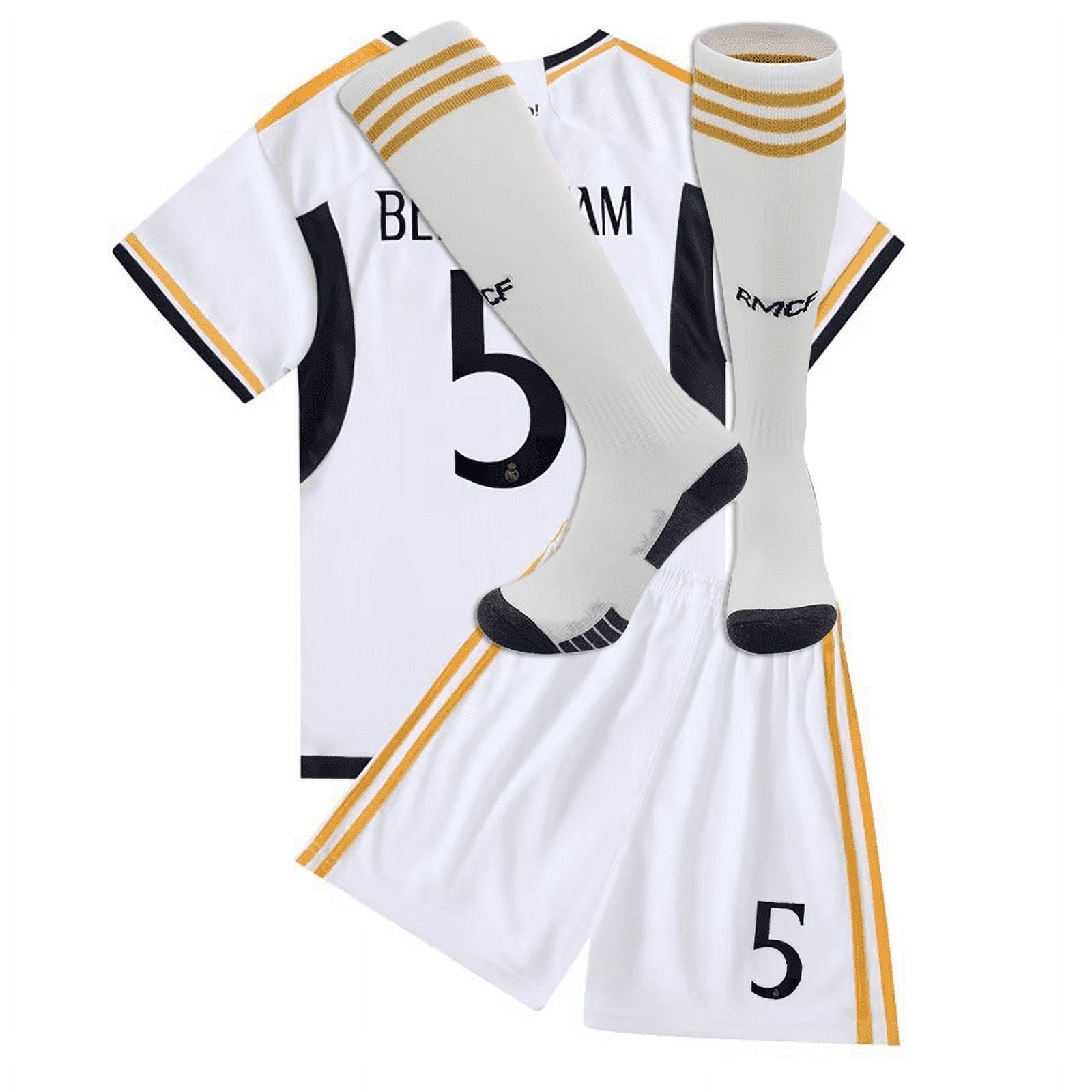 Kids Soccer Jersey for Boys Girls, 3 Piece Set T-shirts Shorts Socks ...