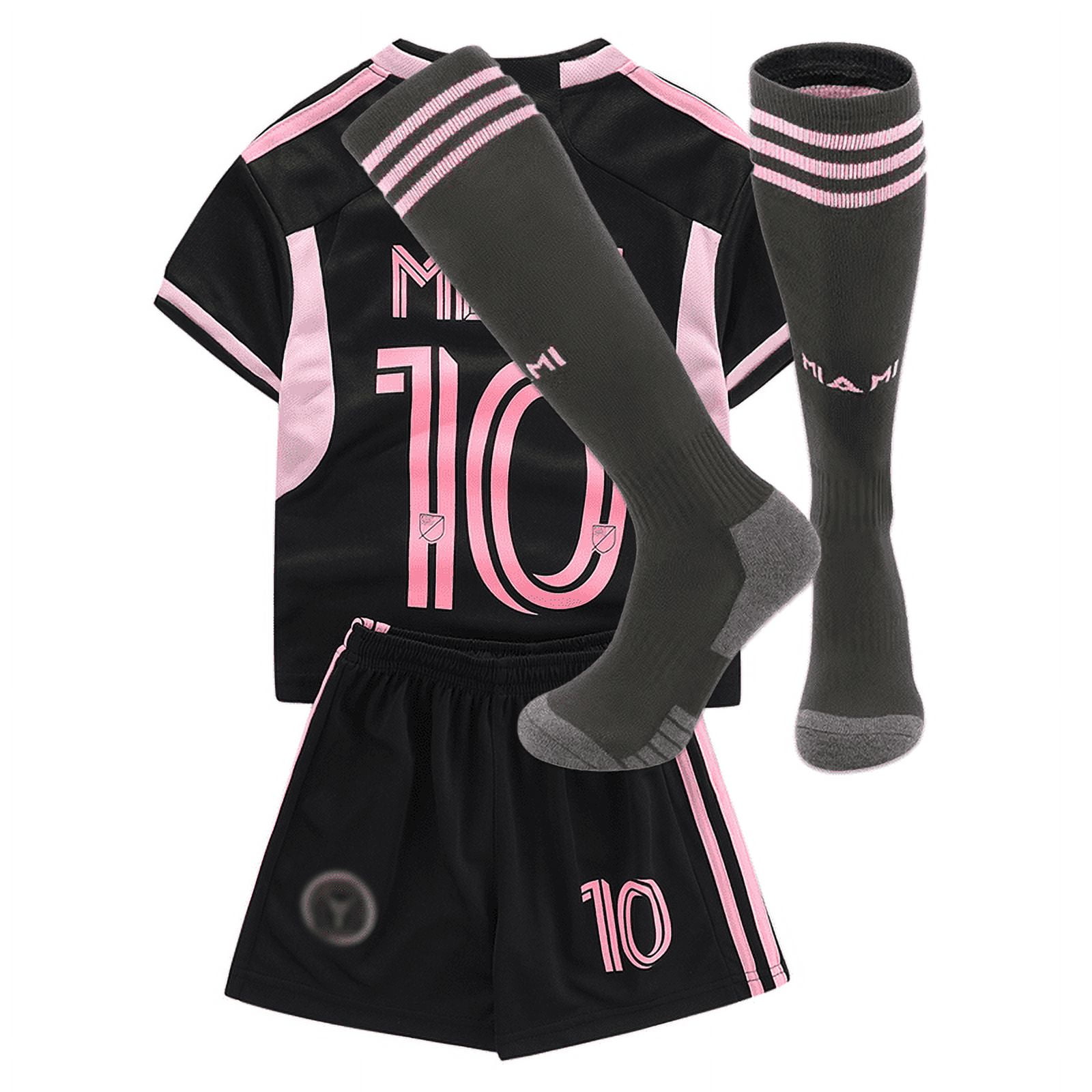 Kids Soccer Jersey for Boys Girls, 3 Piece Set T-shirts Shorts Socks ...
