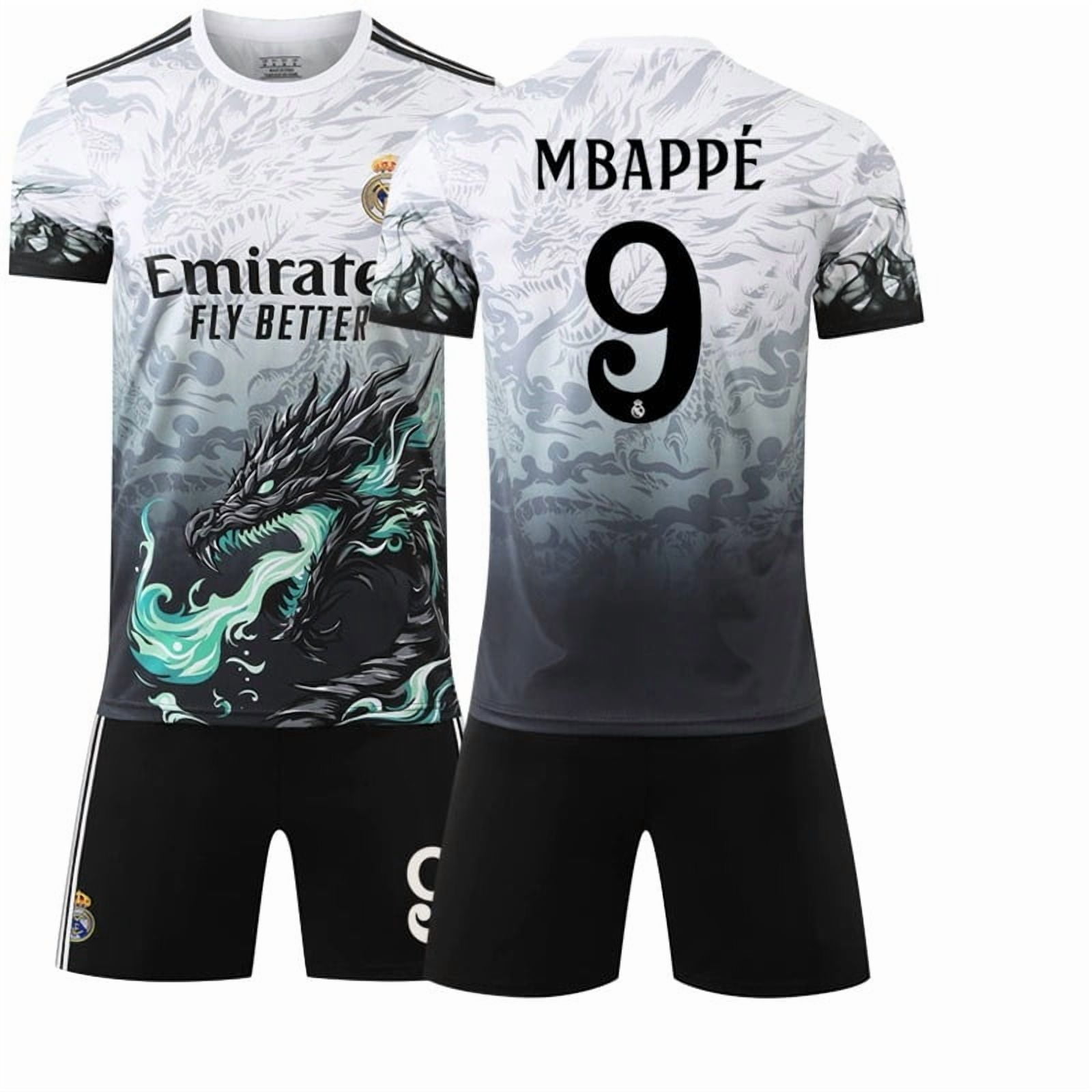 Kids Soccer Jersey For Boys Football Uniforms MBA_PPE2 Fan Shirt Short ...