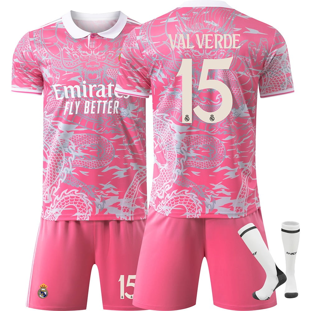 Kids Soccer Jersey For Boys Football Uniforms VALVER_DE13 Fan Shirt ...