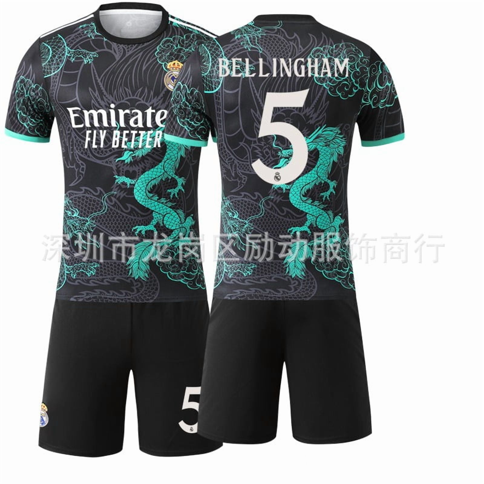 Kids Soccer Jersey NEW Boys Football Uniforms For BELL_INGHAM Fan Shirt ...