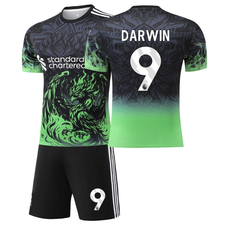 Kids Soccer Jersey NEW Boys Football Uniforms For DA_RWIN Fan Shirt ...