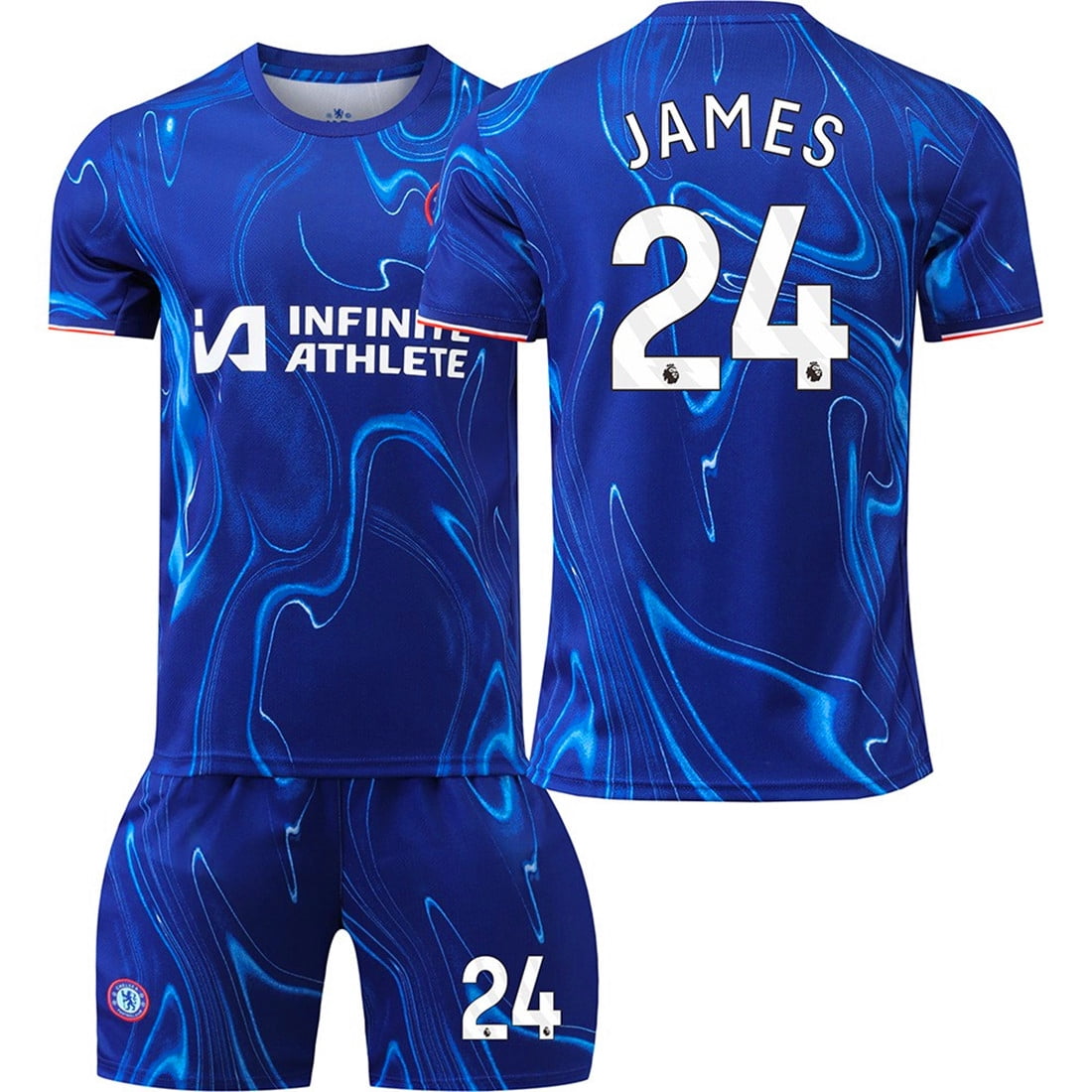 Kids Soccer Jersey NEW Boys Football Uniforms For JA_MES Fan Shirt ...