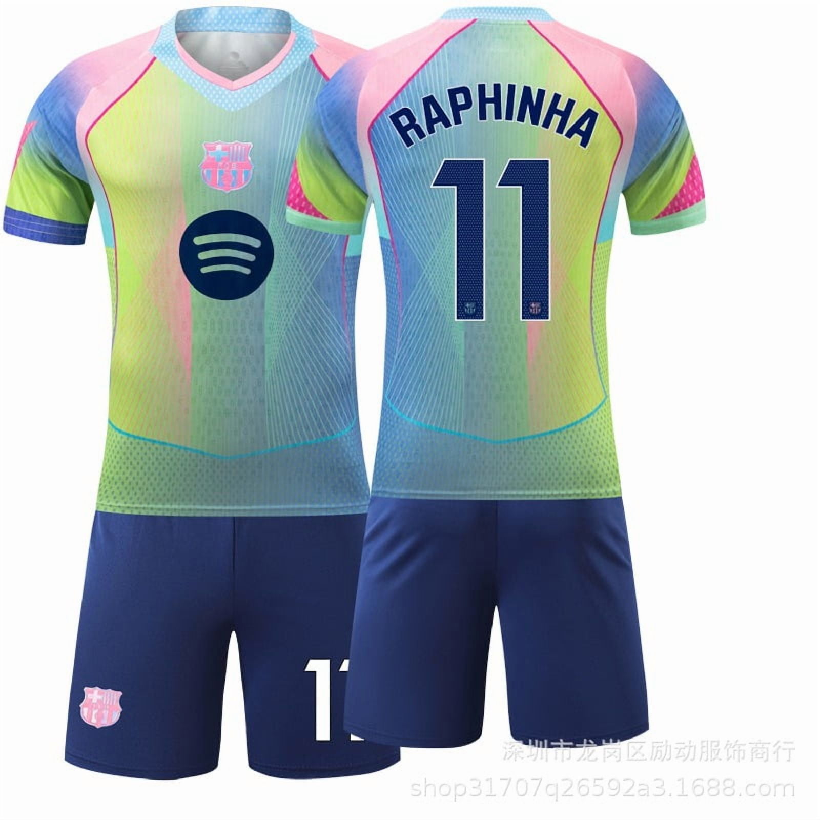 Kids Soccer Jersey NEW Boys Football Uniforms For RAPH_INHA Fan Shirt ...