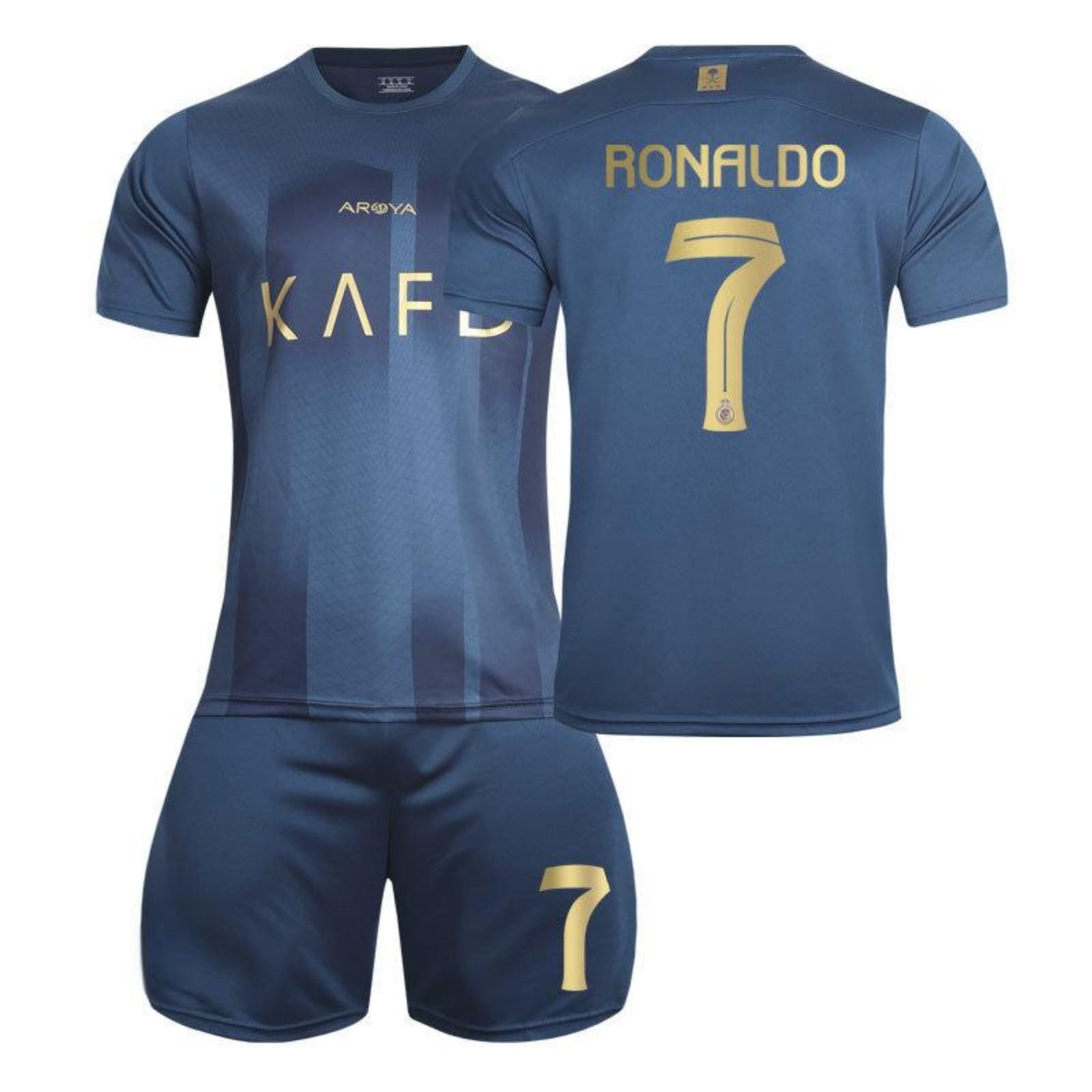 Kids Soccer Jersey New Boys Football Uniforms For RONA_LDO FANS #7 ...