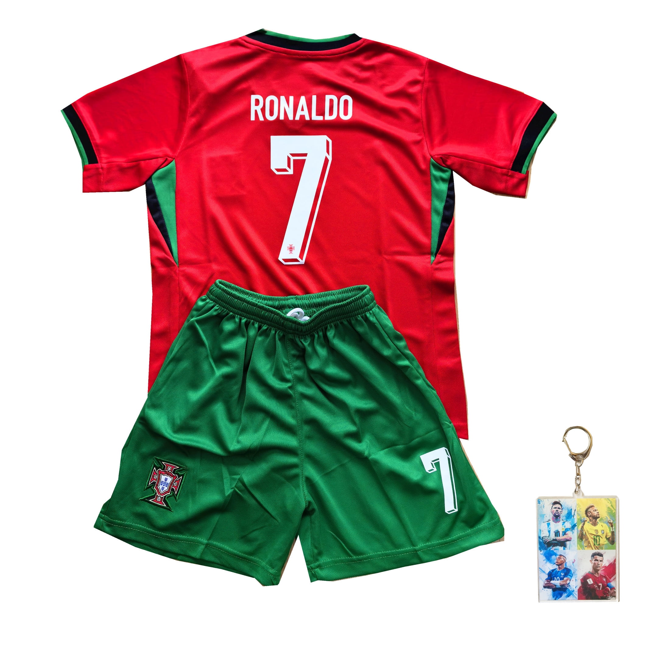 Kids Soccer Jersey Youths Football Uniforms For CR7-RONALDO Fan Shirt ...