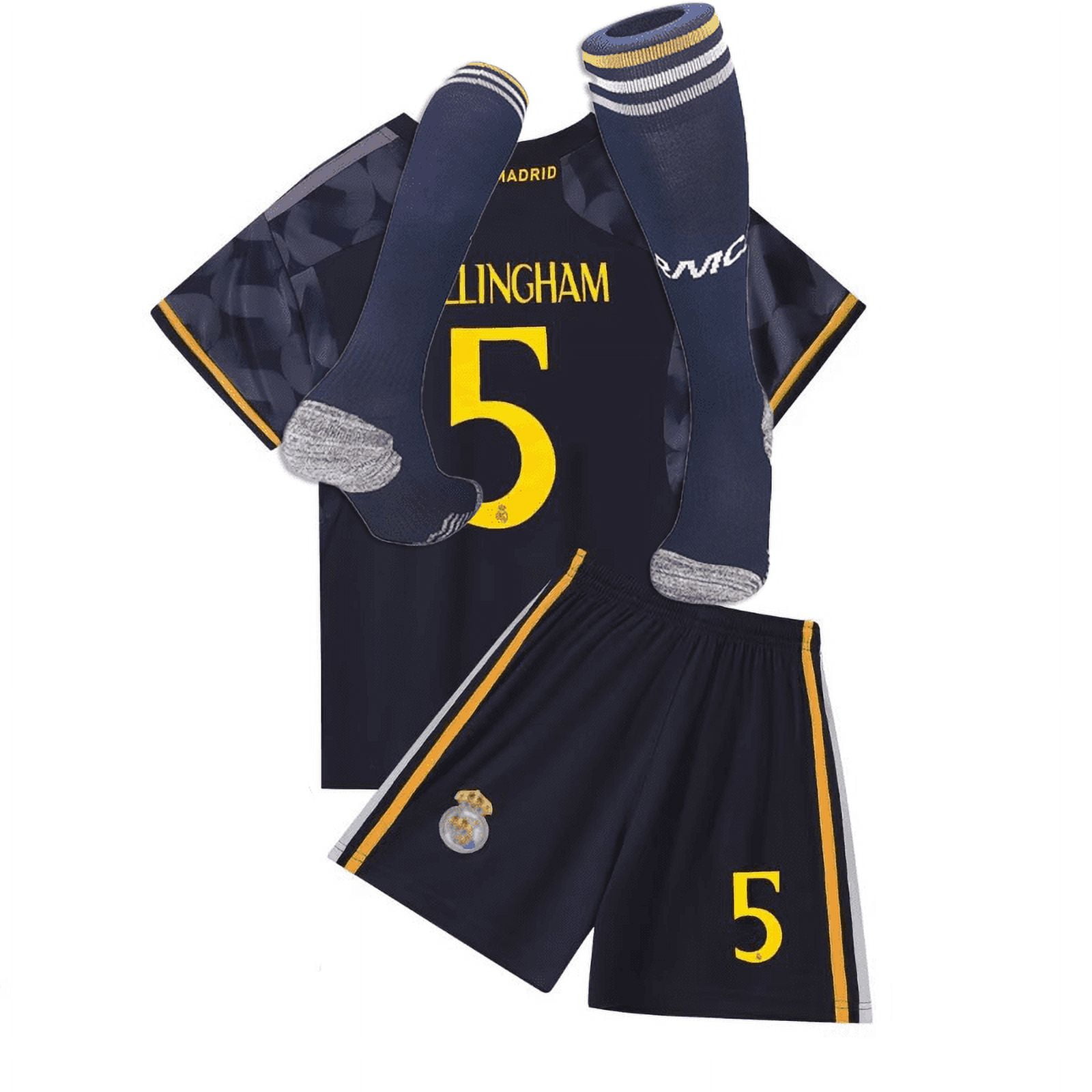Kids Soccer Jersey for Boys Girls, 3 Piece Set T-shirts Shorts Socks ...