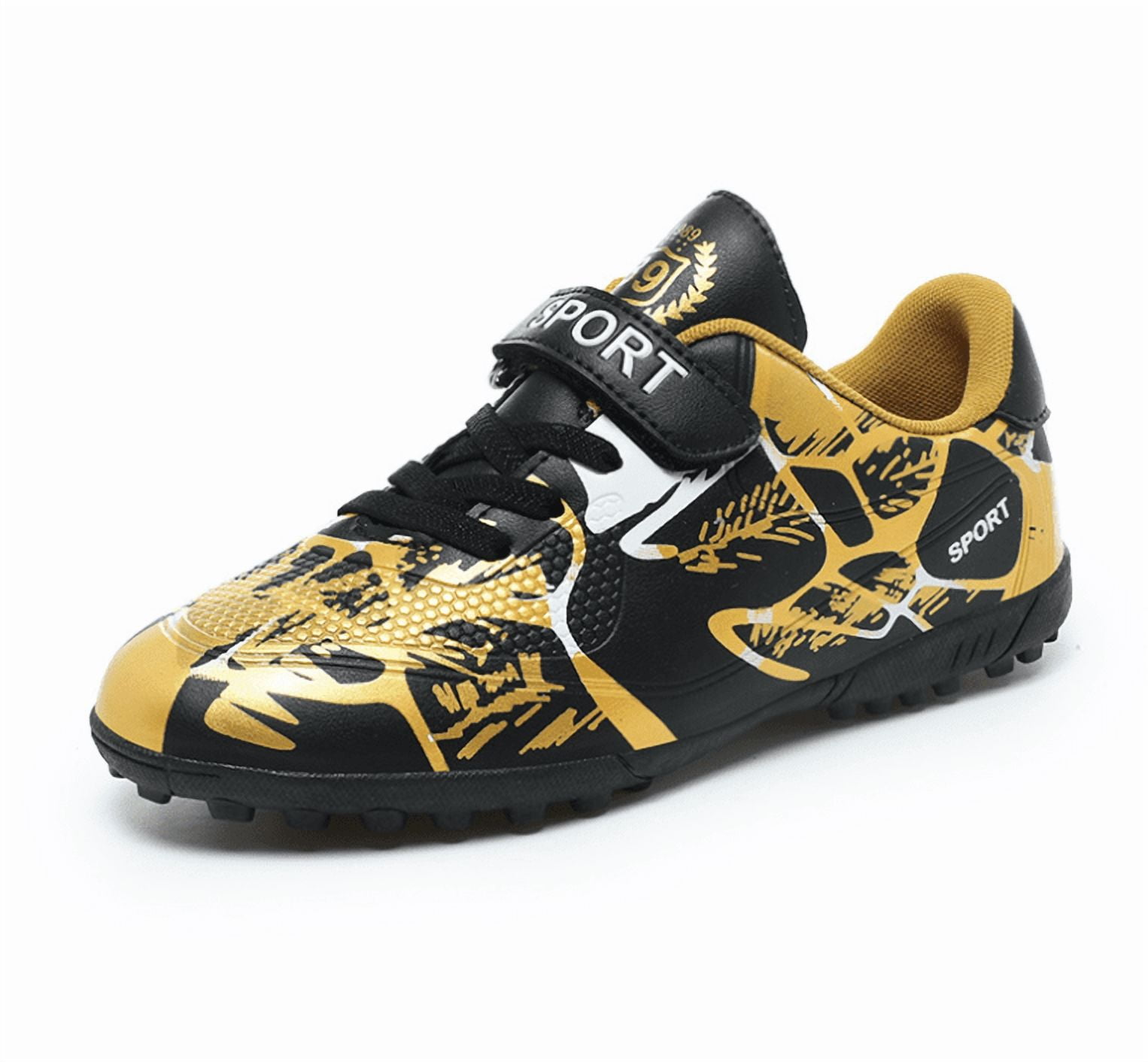 Kids Soccer Shoes Athletic Outdoor Football Cleats Athletic Firm Ground ...