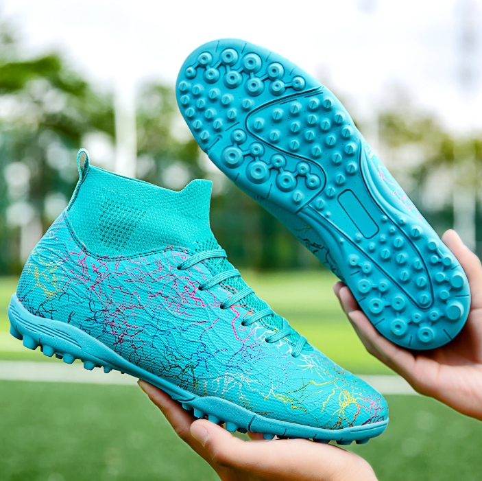 Kids Soccer Shoes Boys Girls Football Trainning Shoes Youth Firm Ground ...