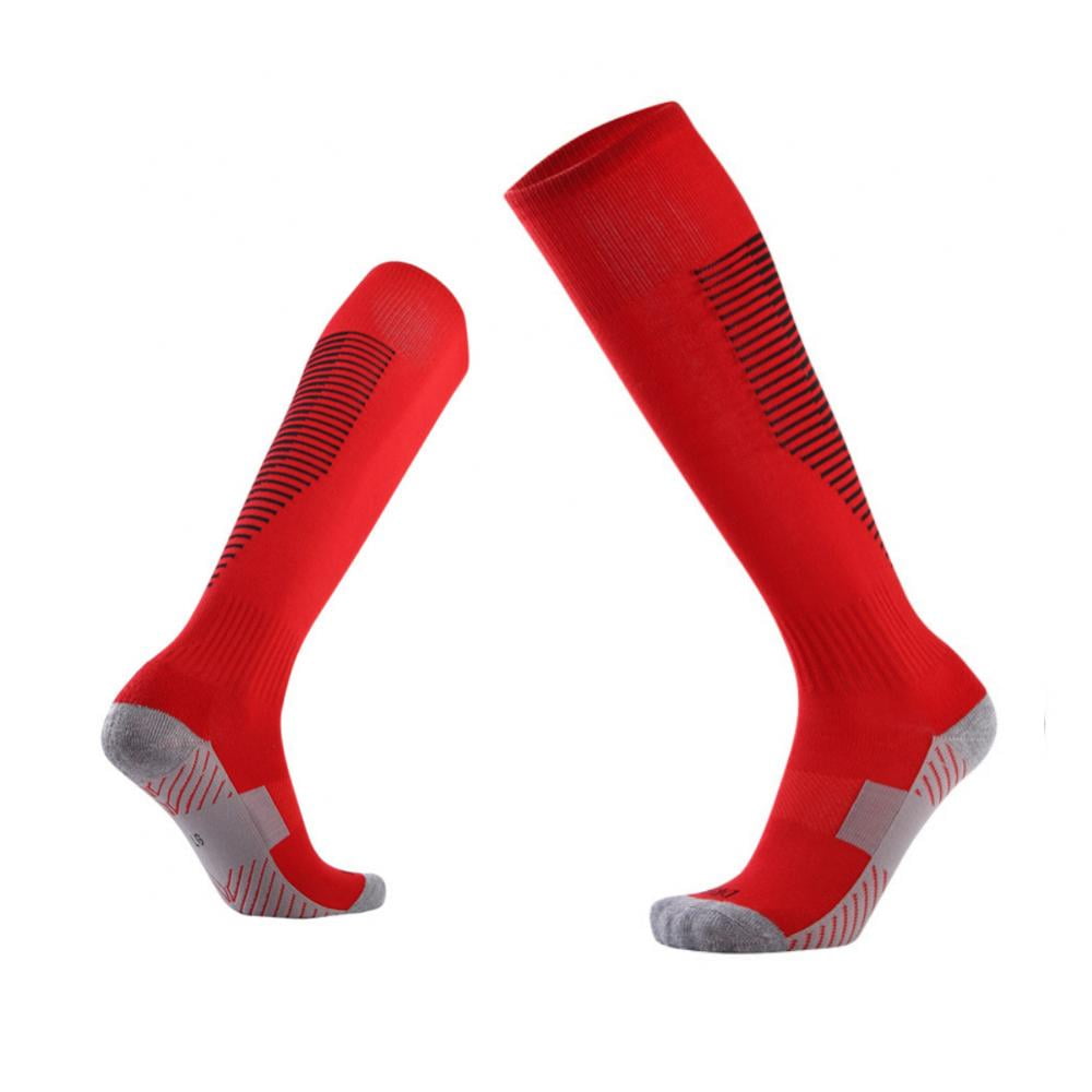 Kids Soccer Socks 1 Pair Knee High Tube Socks Towel Bottom Pressure ...