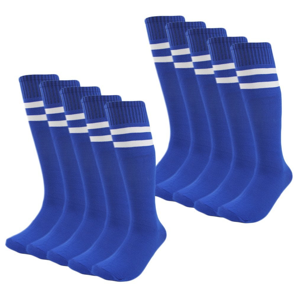 Kids Soccer Socks 4 Pack Boys Girls Cotton Team Socks Teens Children ...
