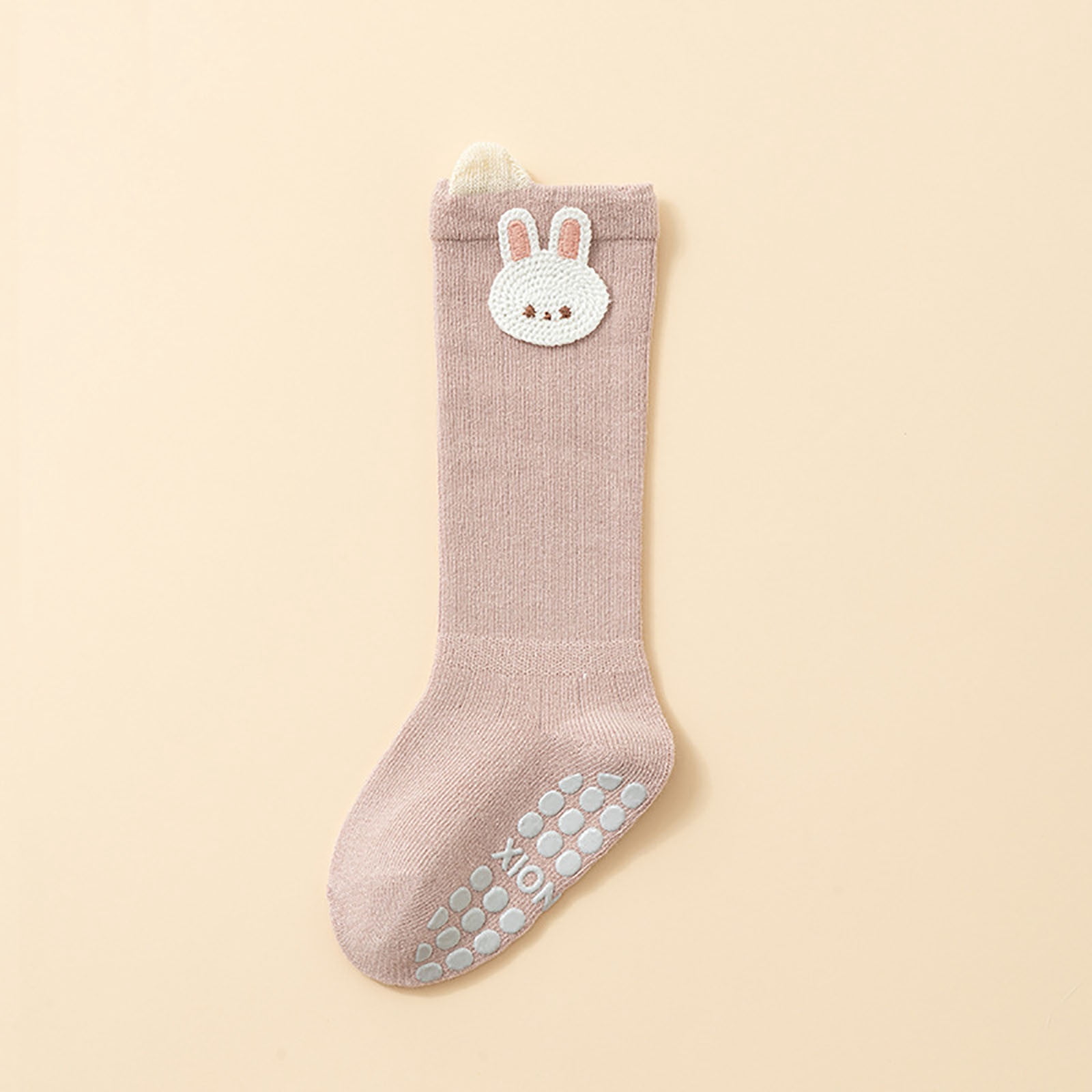 Kids Socks Non Slip Grip Cotton Kids Kids 0-3 Years, Unisex Blush Pink ...