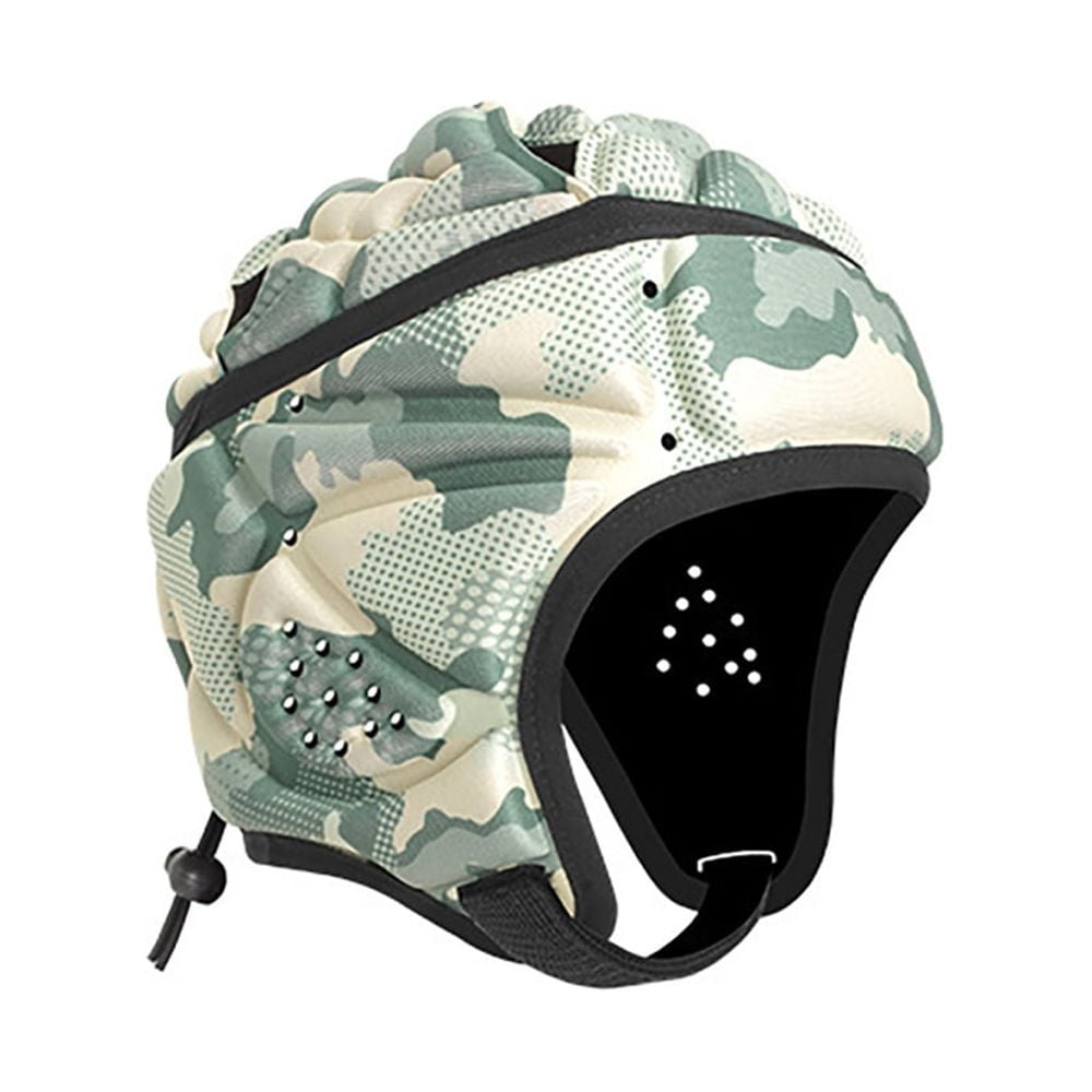 Kids Soft Shell Football Helmet Scrum Cap 7v7 Rugby Helmet Foam Cotton ...