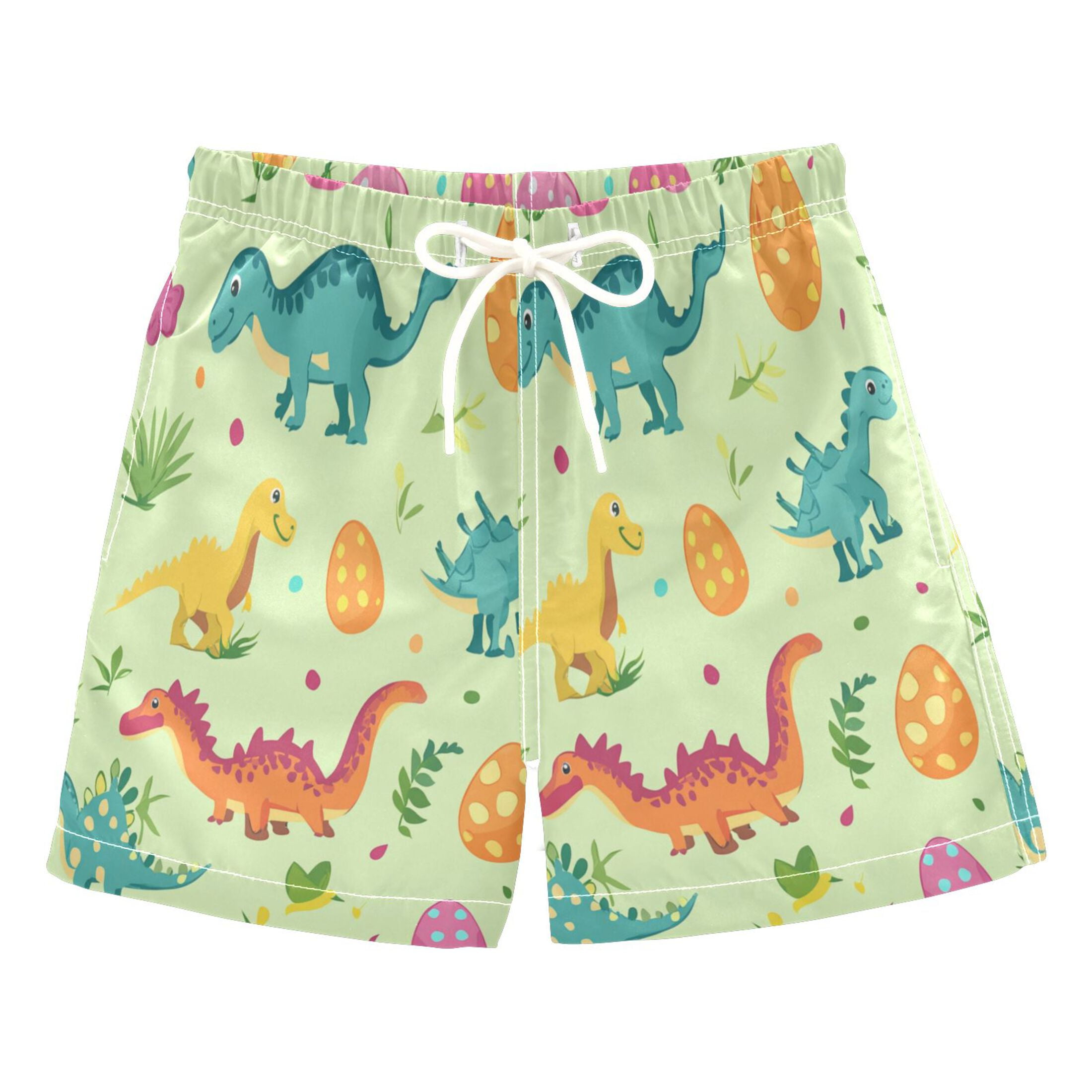 Kids' Soft & Stylish Beach Shorts 100% Quick-Dry Polyester Boys' Swim ...