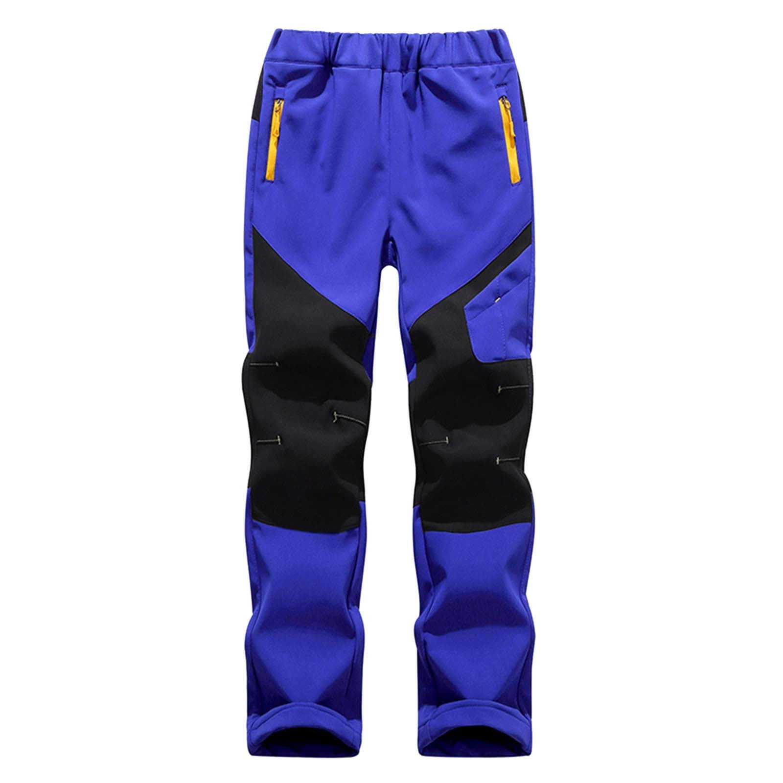 Kids' Softshell Ski Pants Waterproof Warm Fleece-Lined Snow Pants ...