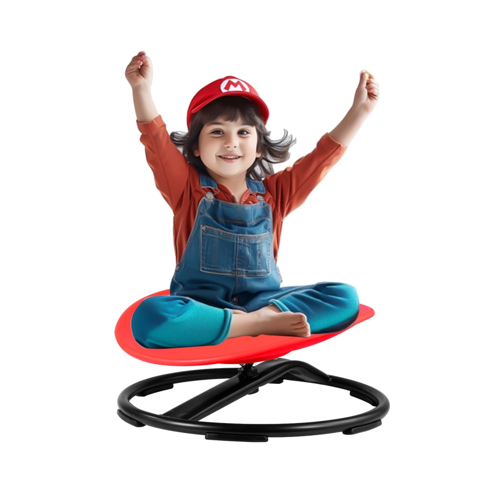 Kids Spin Balance Chair - 360° Non-Slip Wobble Seat for Sensory ...