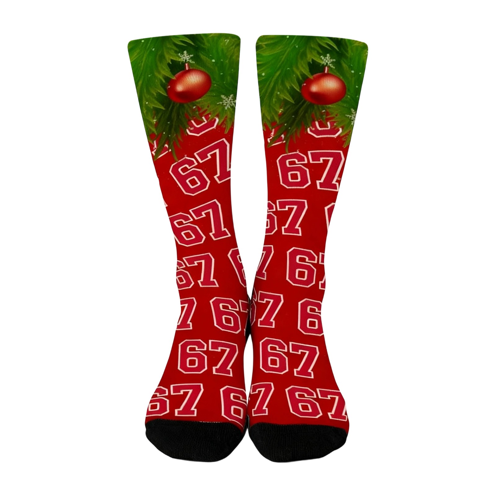 Kids Sports Crew Socks with Pattern for Boys Girls 67 Socks for Youth ...
