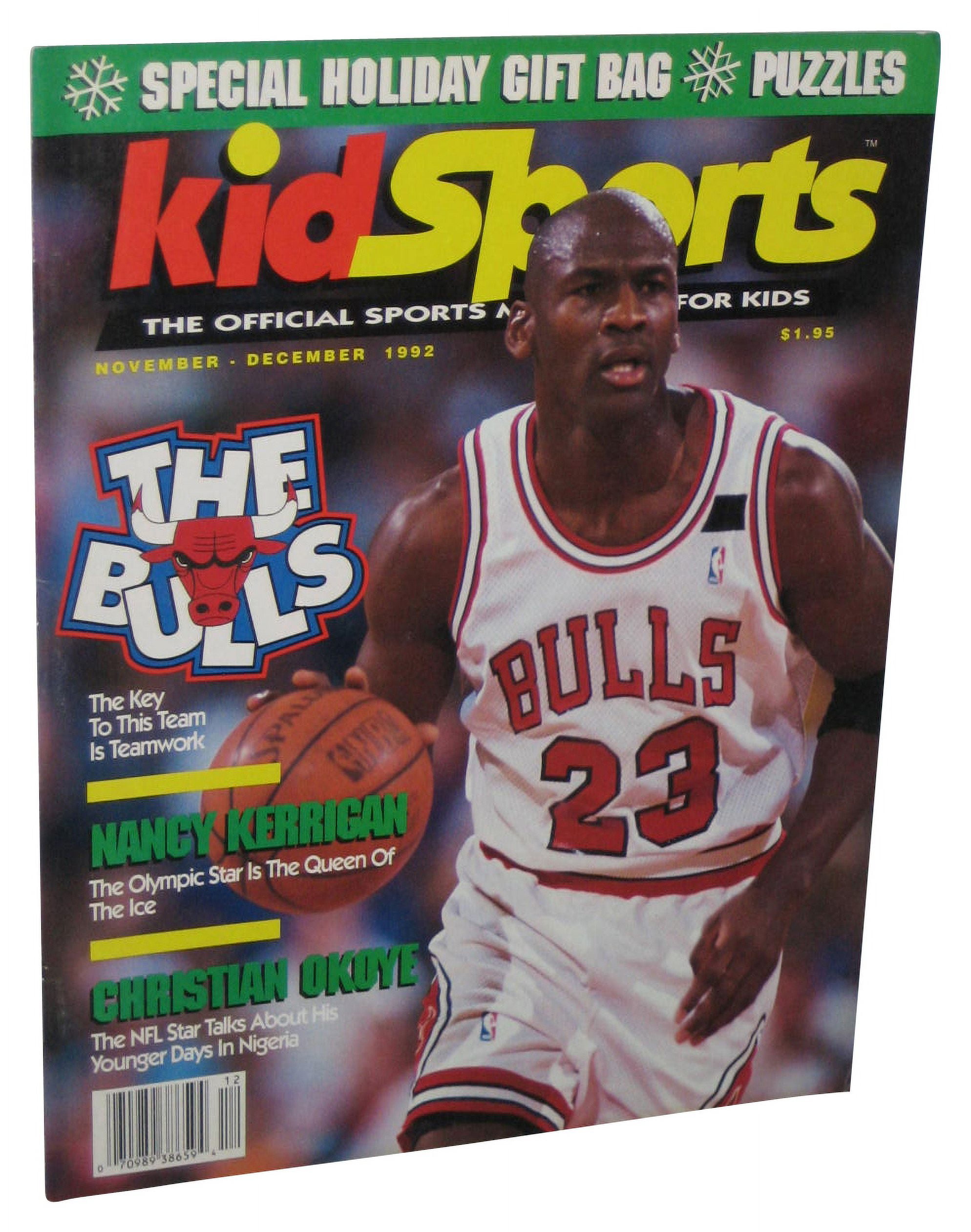 Kids Sports Official Nov/Dec 1992 Bulls NBA Basketball Michael Jordan ...