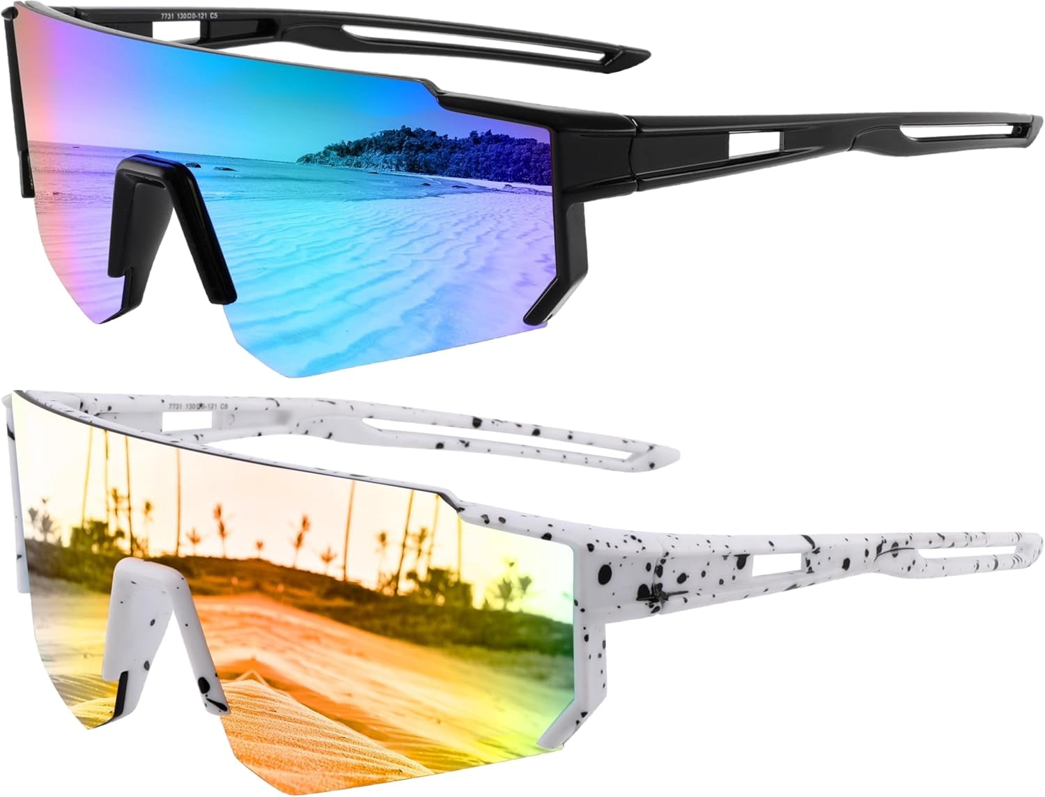 Kids Sports Sunglasses Youth Lightweight Baseball Sun Glasses UV400 ...